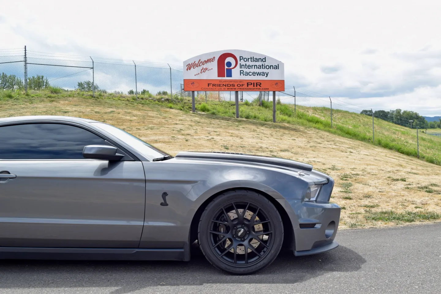 Ford S197 Mustang GT500 with 19" EC-7 Wheels in Satin Black
