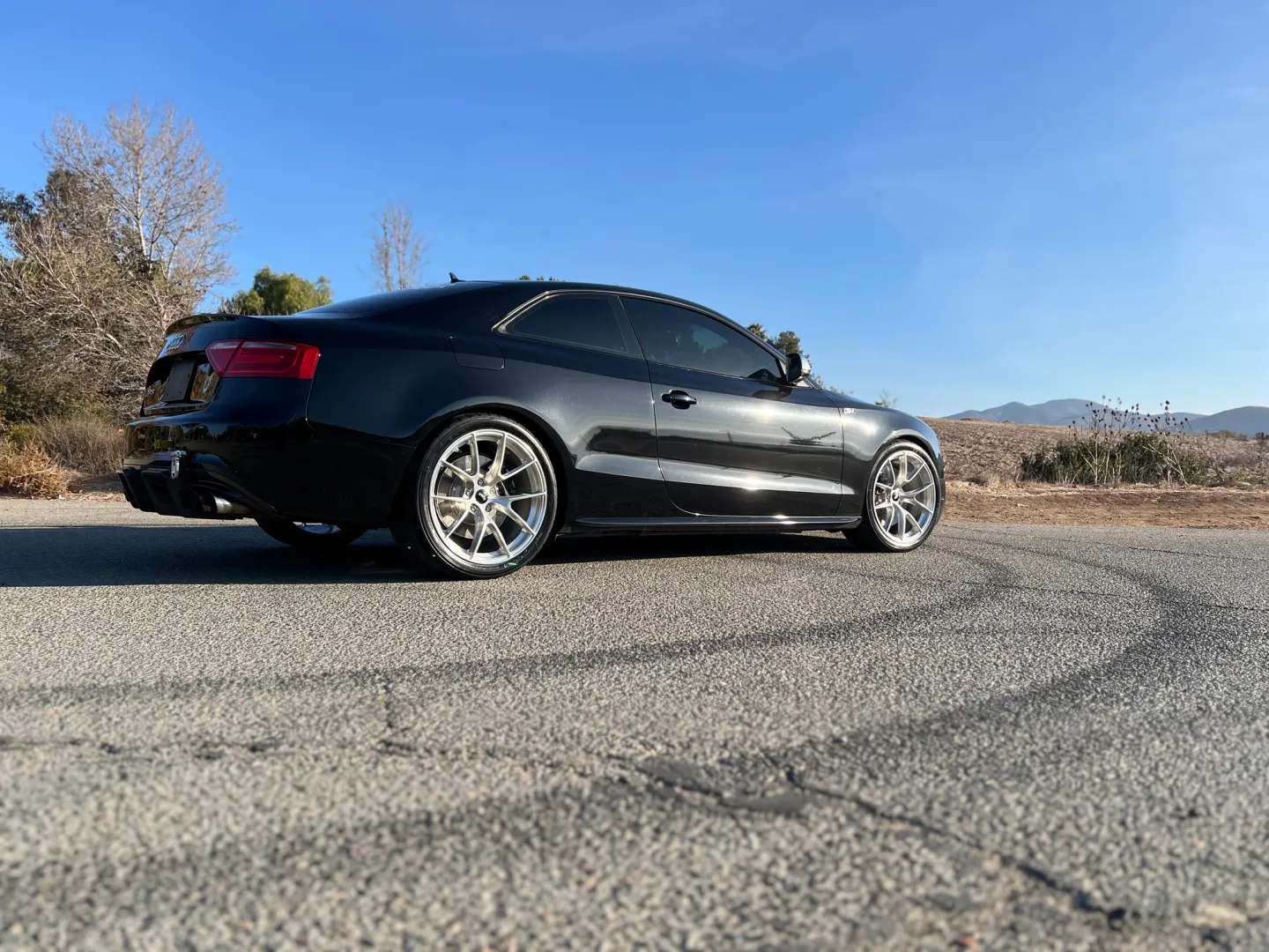 Audi B8 S5 with 19" VS-5RS Wheels in Brushed Clear