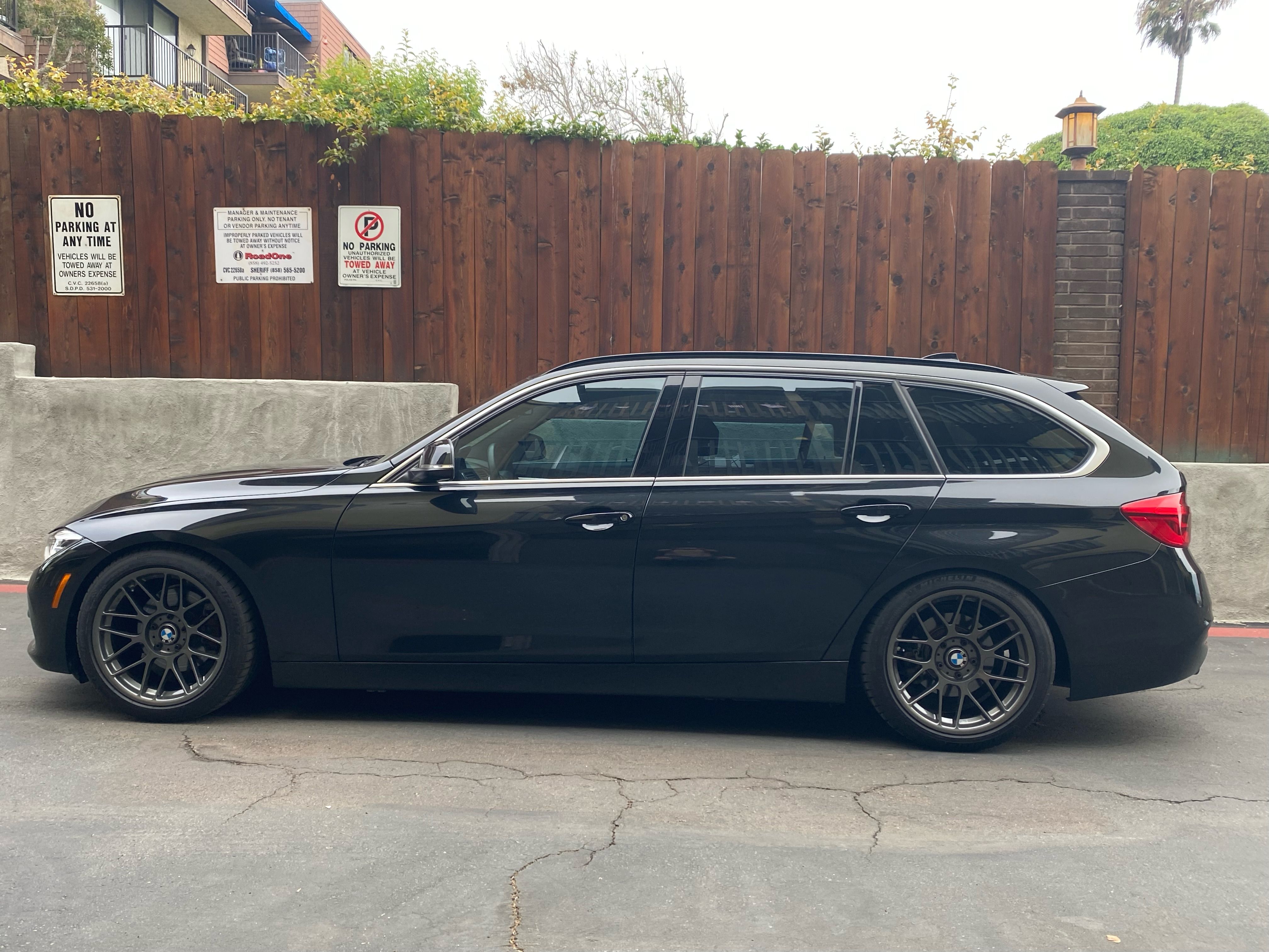 BMW F31 Wagon 3 Series with 18" ARC-8 in Anthracite on BMW F30 F31 F34 ...