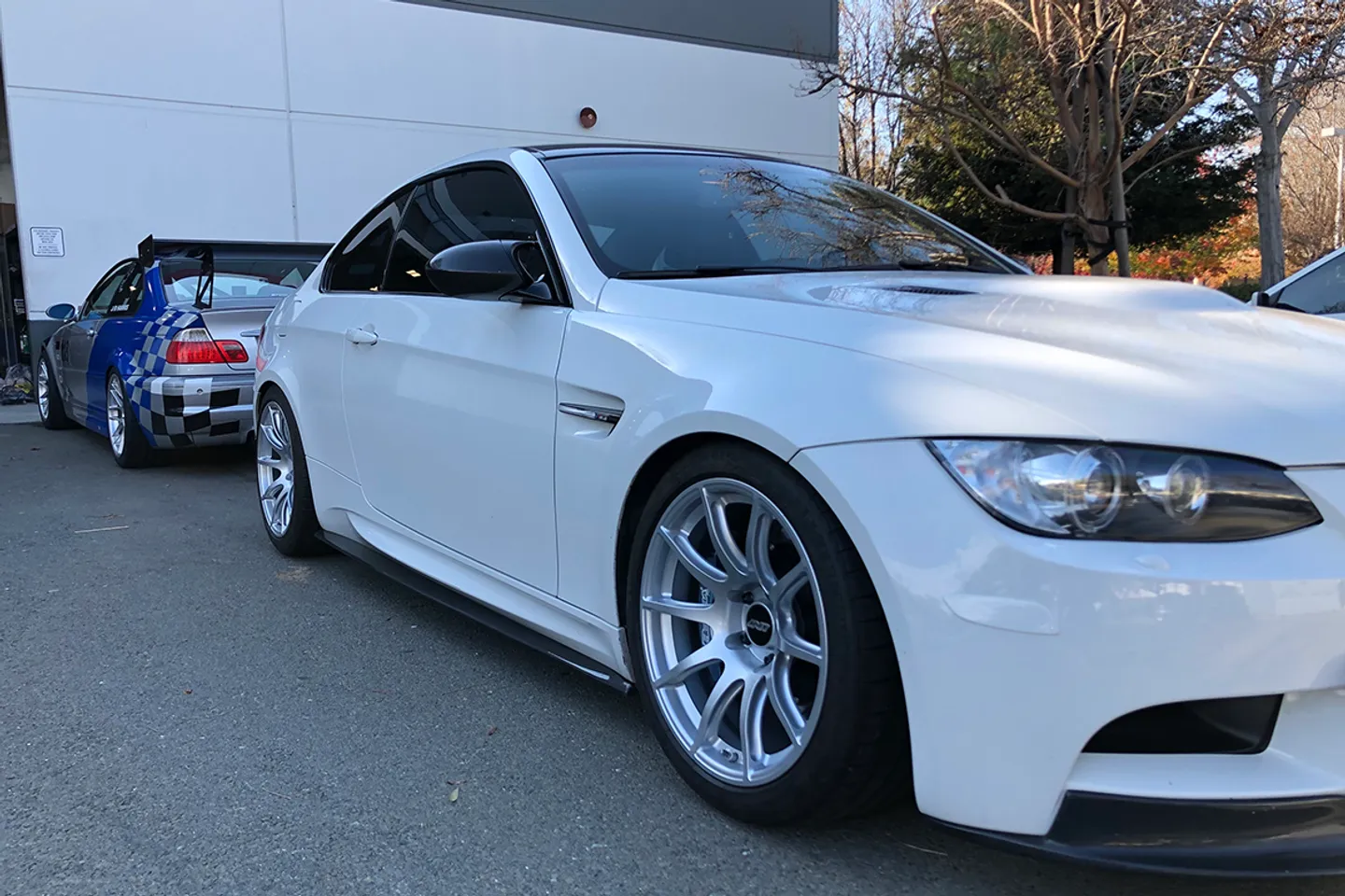 BMW E92 Coupe M3 with 18" SM-10 Wheels in Race Silver