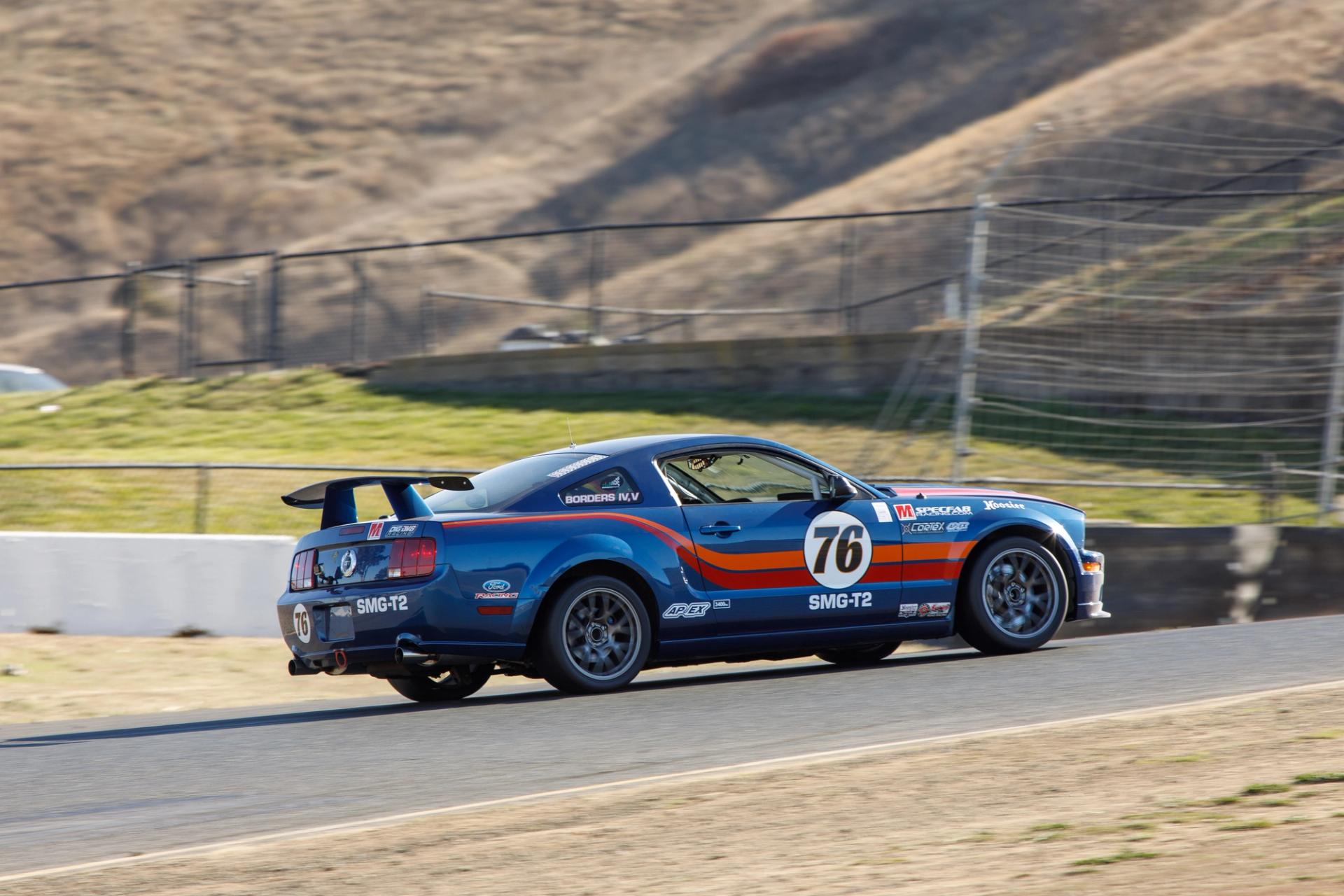 Ford S197 Mustang GT with 18" EC-7 in Anthracite on Ford S197 - Apex Album