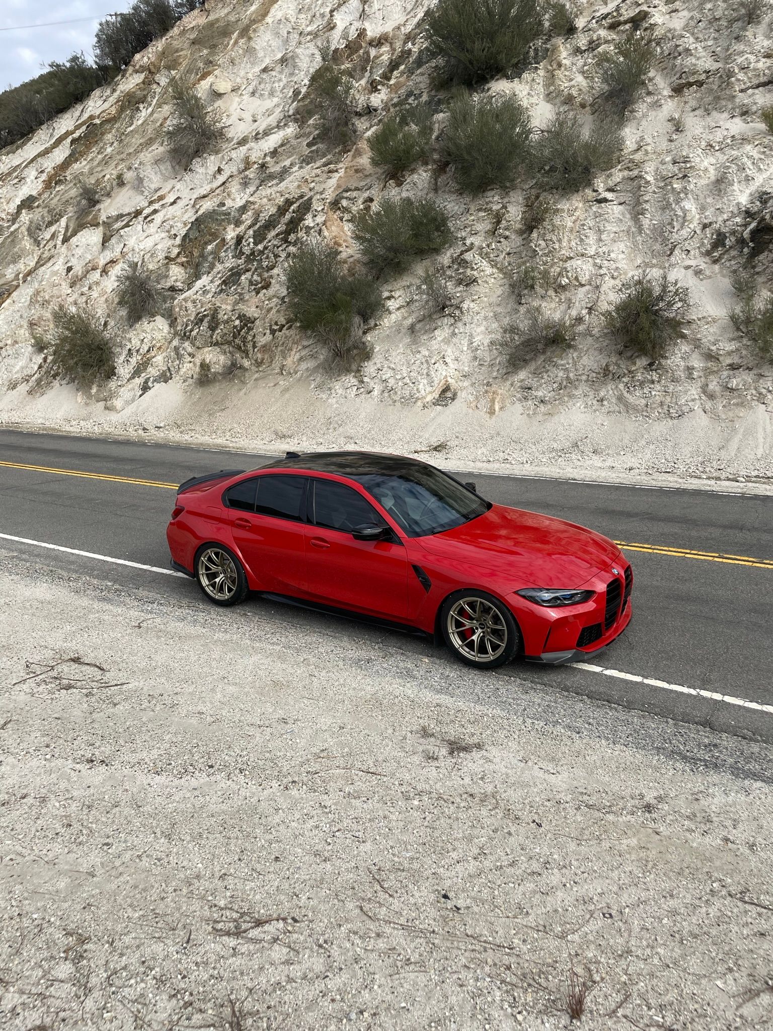 BMW G80 M3 with 19" VS-5RS Wheels in Motorsport Gold
