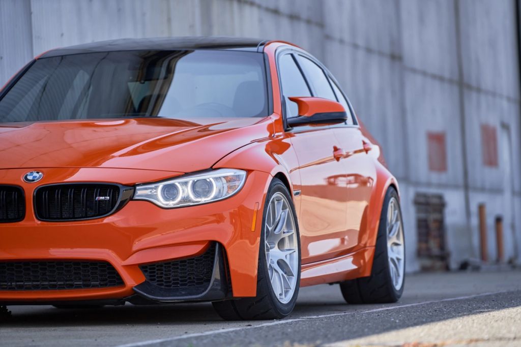 Fire Orange BMW F80 M3 With EC-7R Forged Wheels