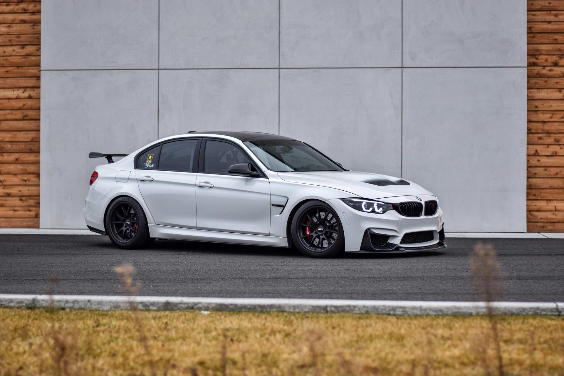 BMW F80 M3 with 18" FL-5 in Satin Black on BMW F80 - Apex Album