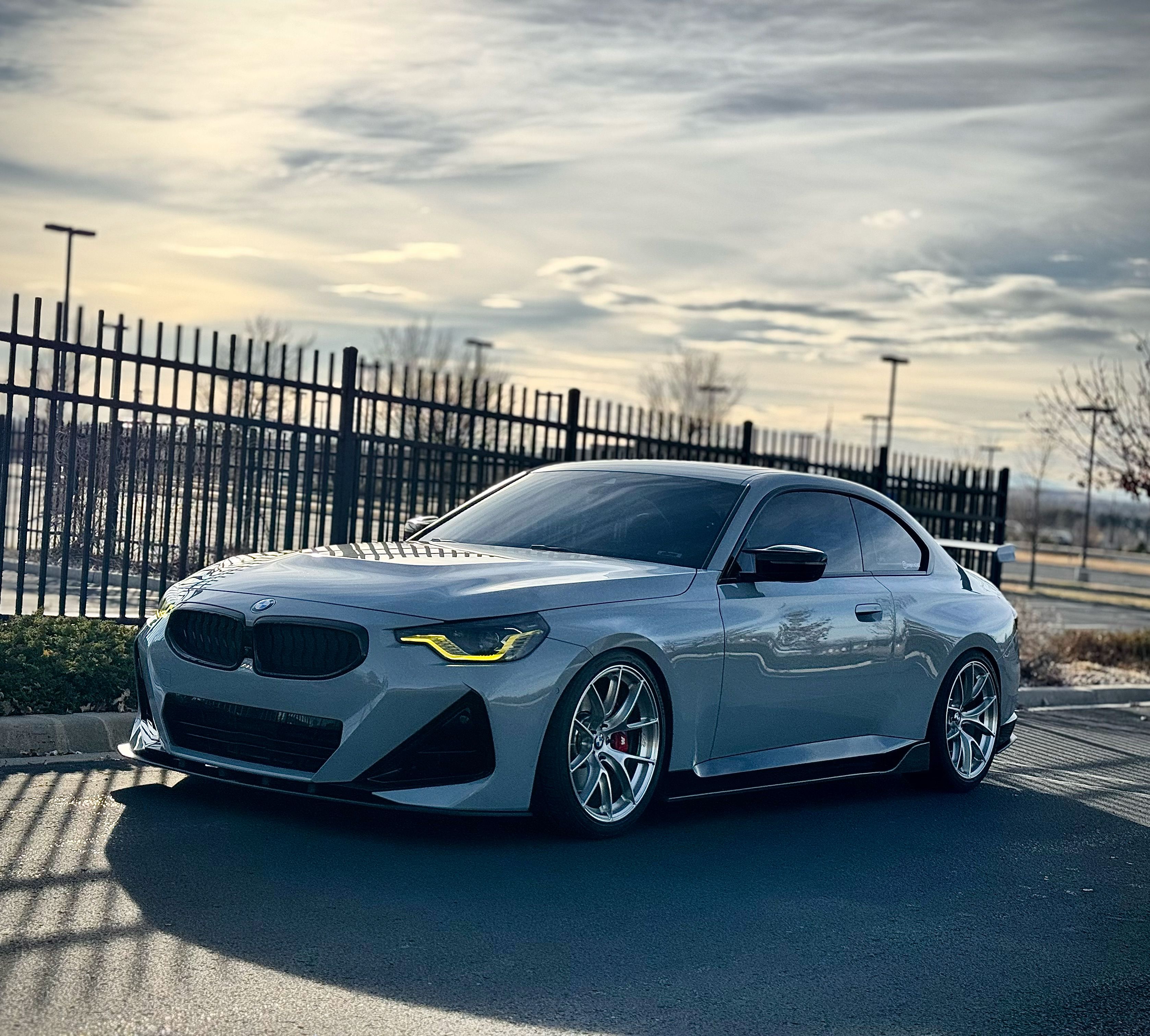 BMW G42 2 Series with 19" VS-5RS Wheels in Brushed Clear