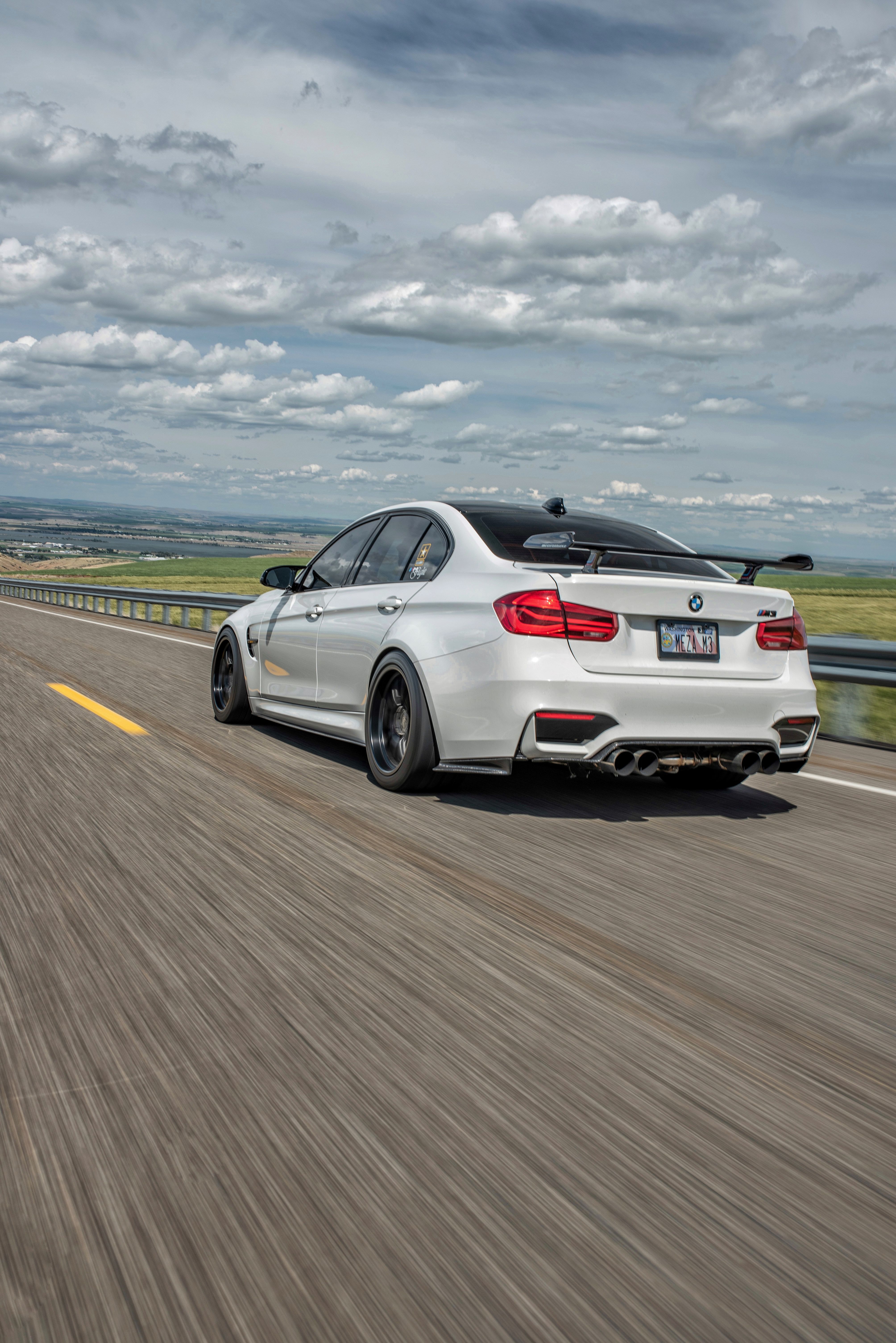BMW F80 M3 with 18" FL-5 Wheels in Satin Black