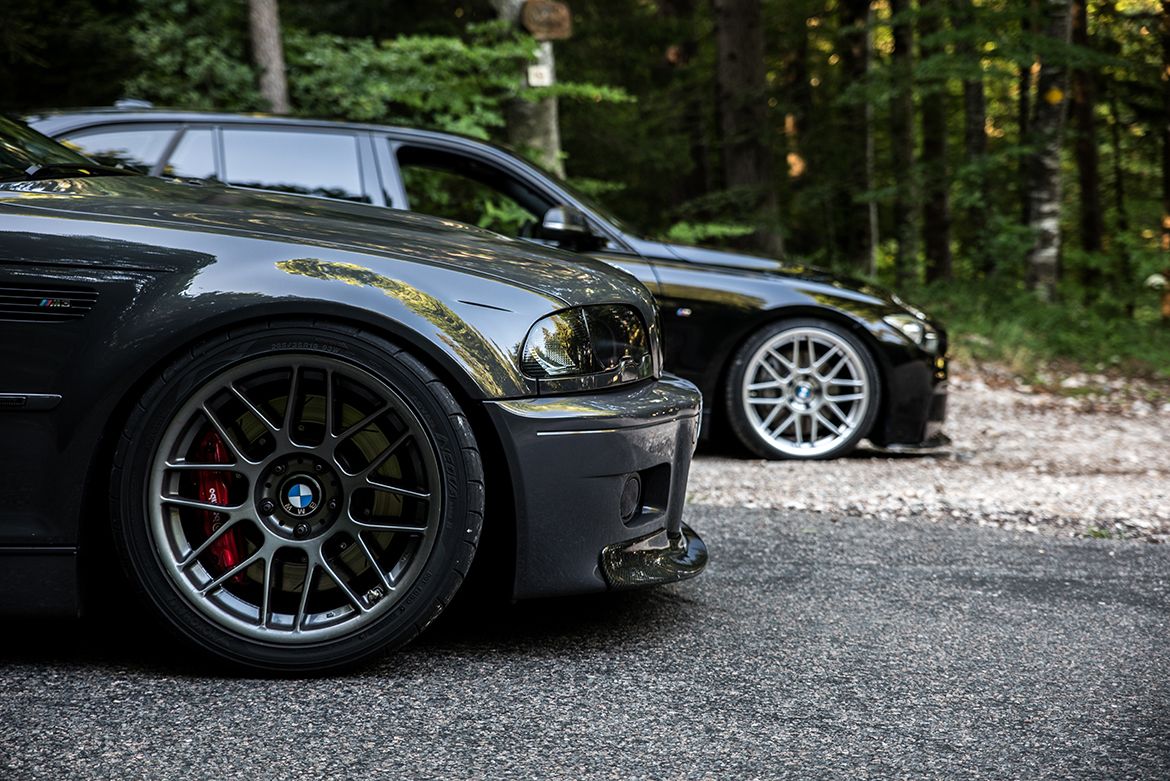 BMW E46 M3 with 18" ARC-8 Wheels in Anthracite