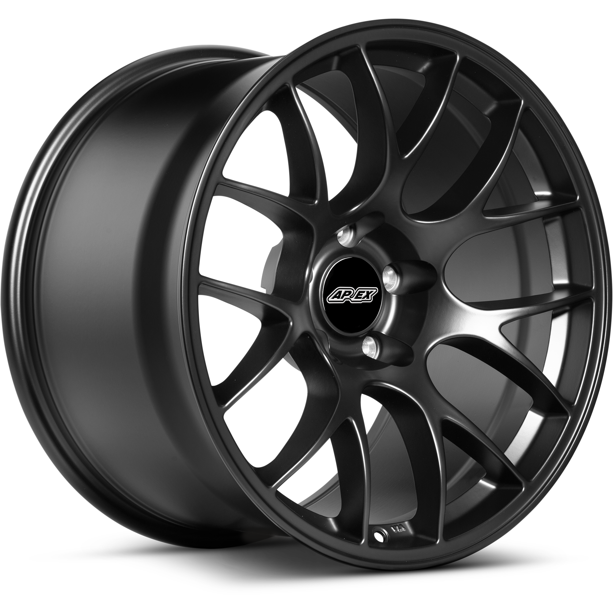 BMW E93 Convertible M3 with 18" EC-7 Wheels in Satin Black