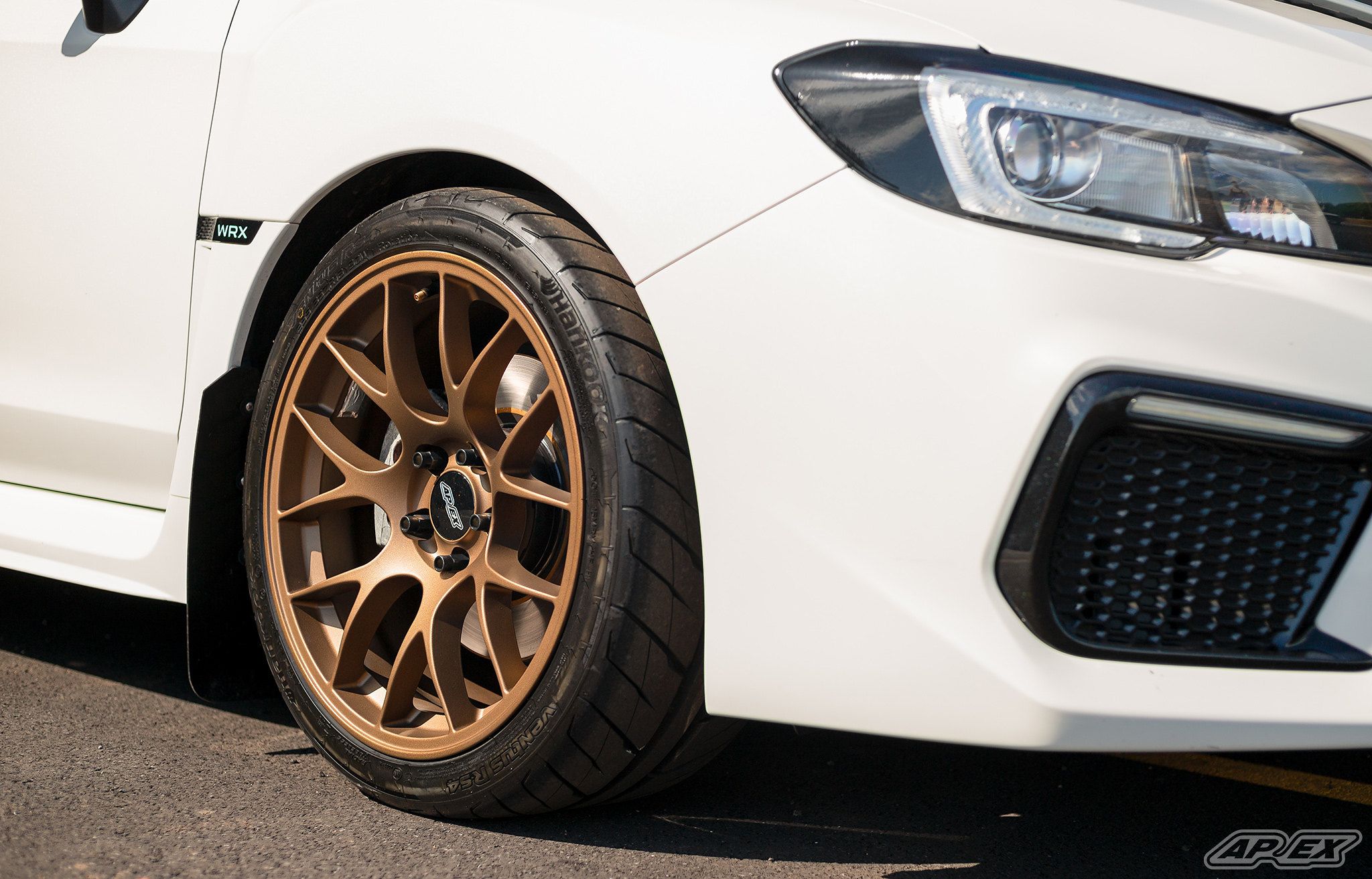 Subaru VA WRX with 18" EC-7 Wheels in Satin Bronze