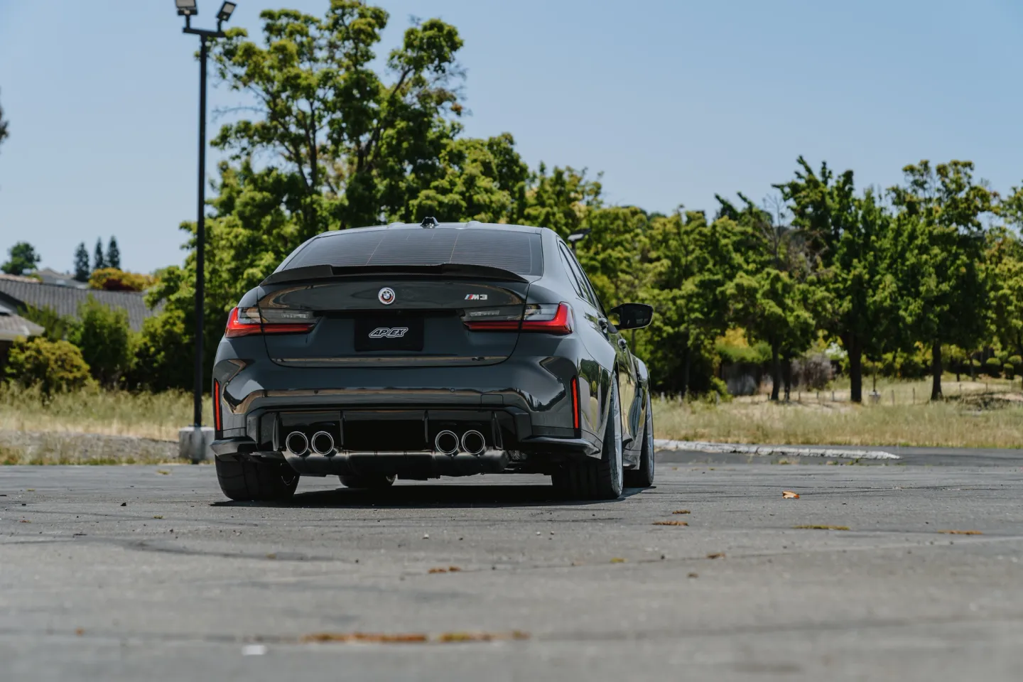 BMW G80 M3 with 19" VS-5RS Wheels in Brushed Clear