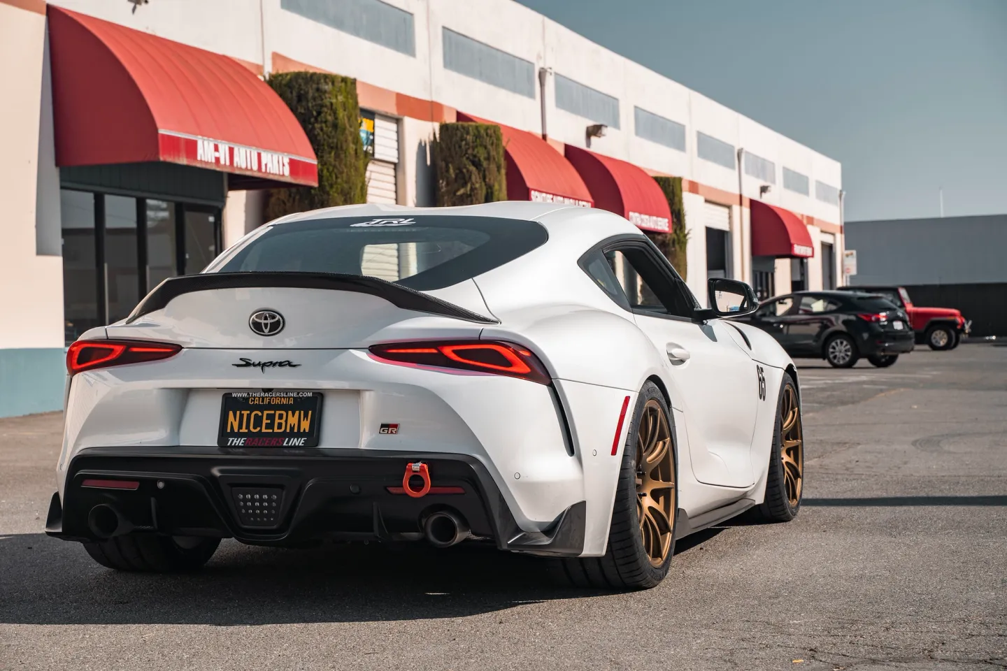 Toyota GR Supra with 19" SM-10 Wheels in Satin Bronze