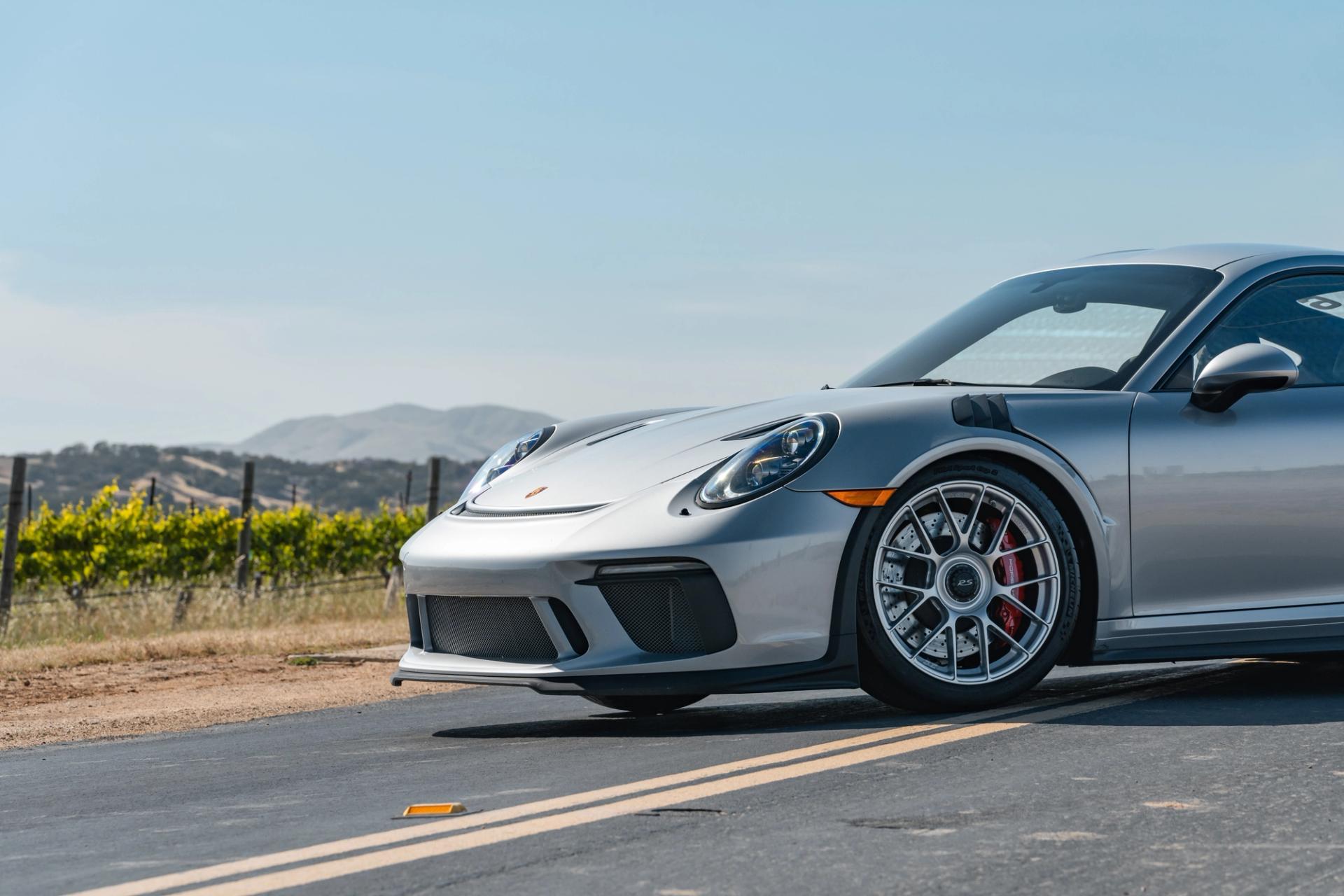 Porsche 911 991.2 GT3 RS with 19" EC-7RS in Race Silver on Porsche 991 ...