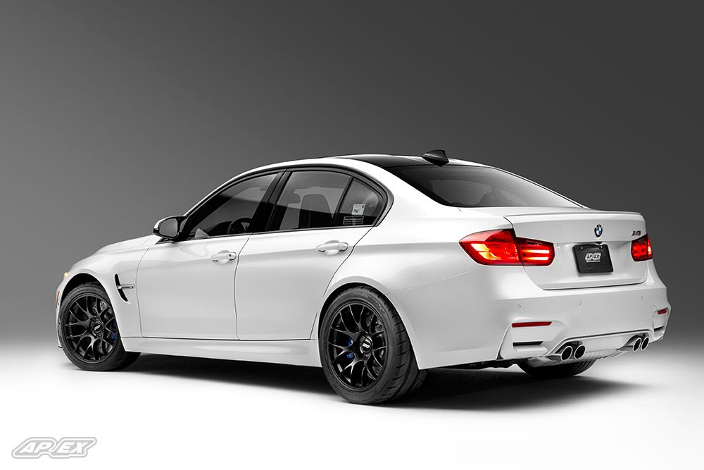 BMW F80 M3 with 18" EC-7 in Satin Black on BMW F80 - Apex Album