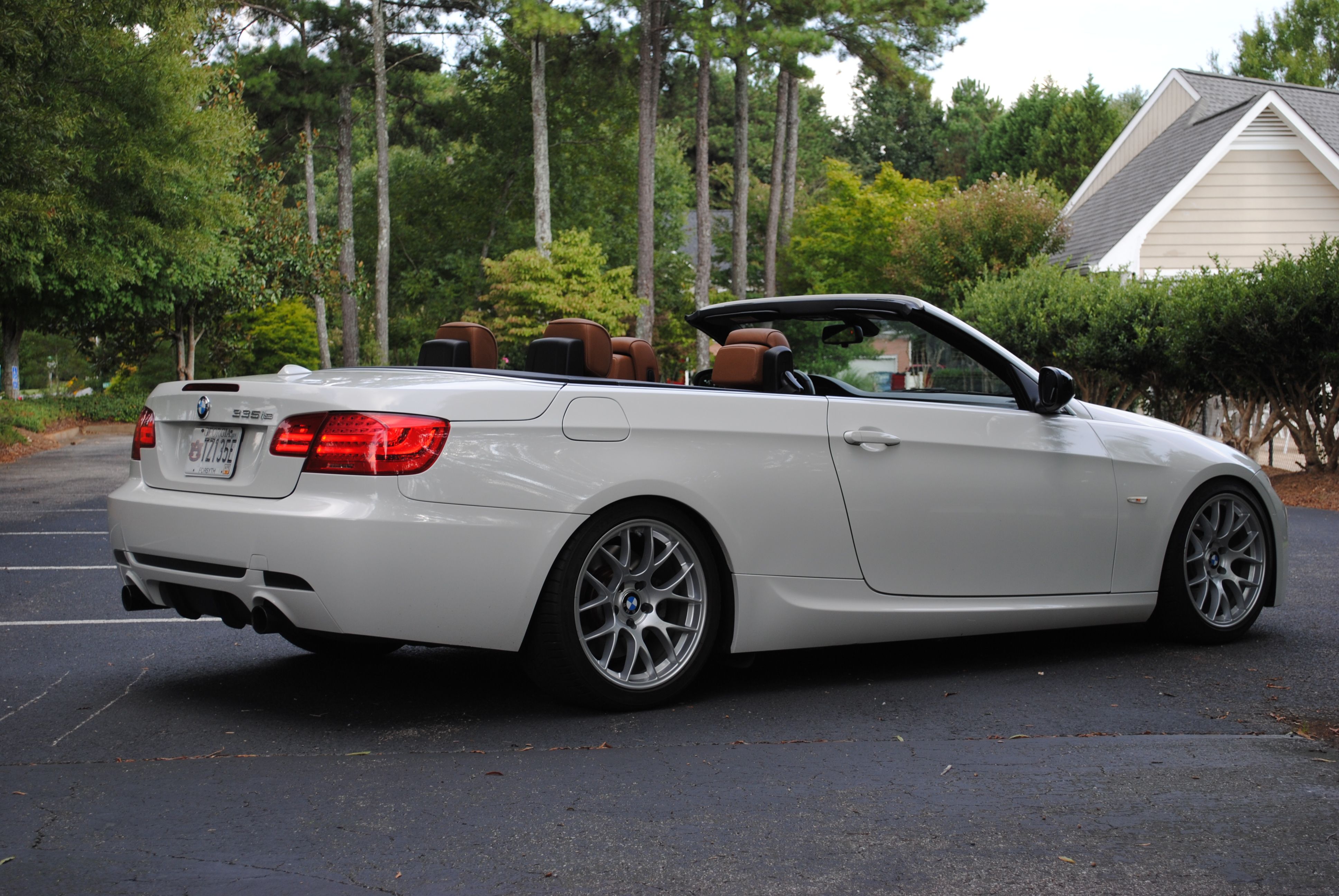 BMW E93 Convertible 3 Series with 18" EC-7 in Race Silver on BMW E90 ...
