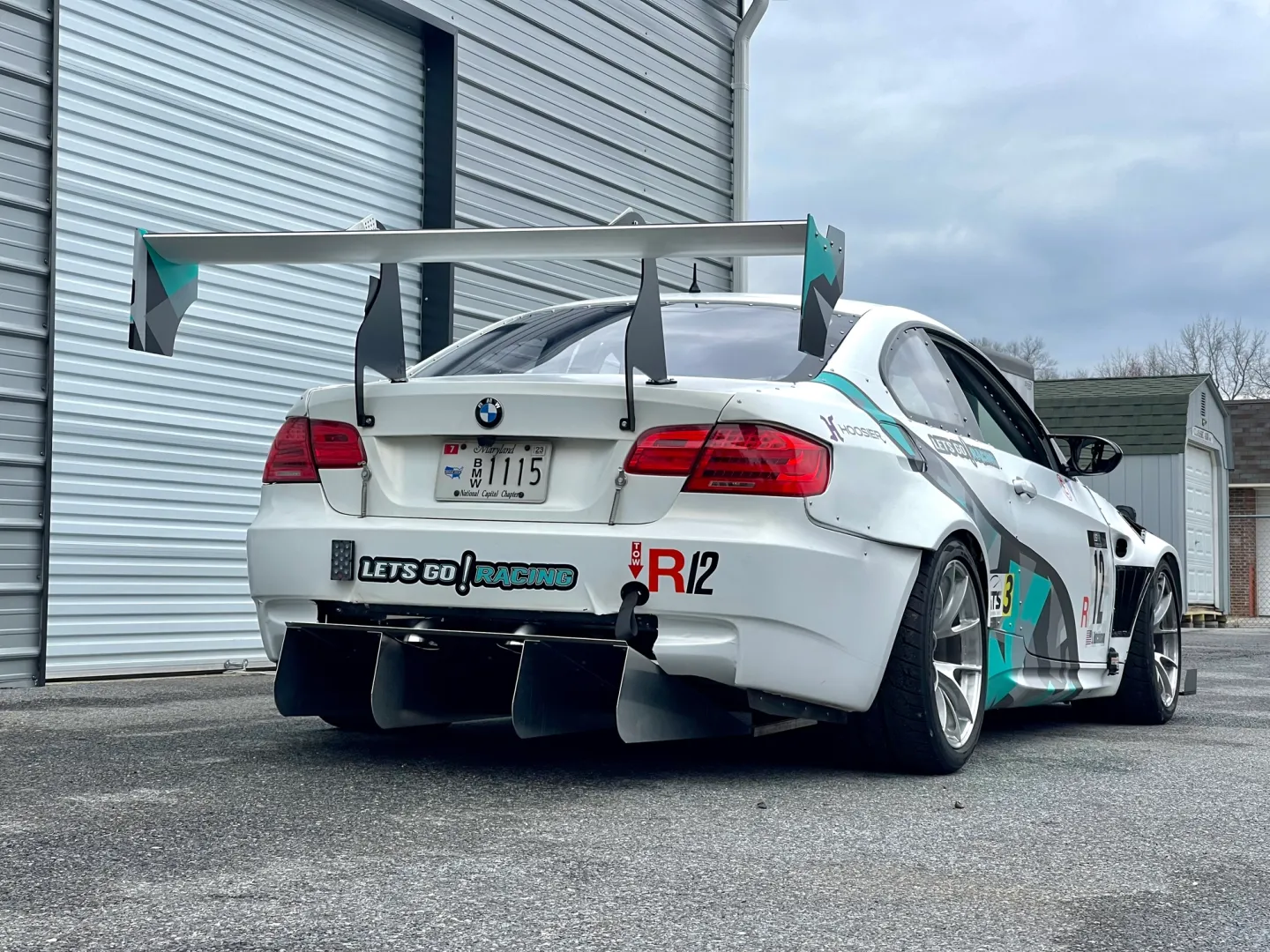 BMW E92 Coupe M3 with 18" VS-5RS Wheels in Brushed Clear