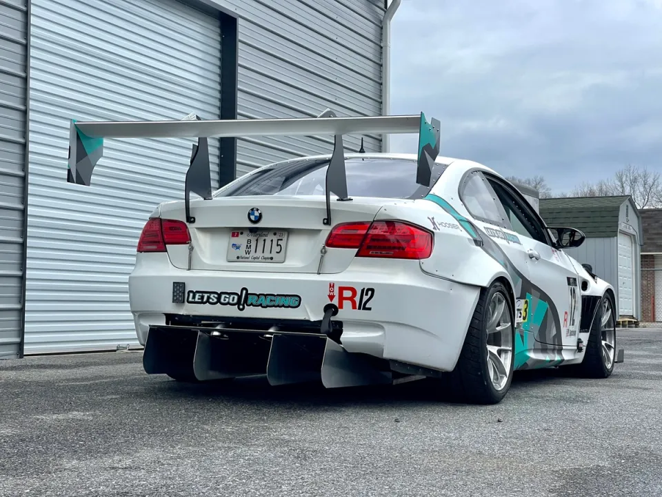 BMW E92 Coupe M3 with 18" VS-5RS Wheels in Brushed Clear