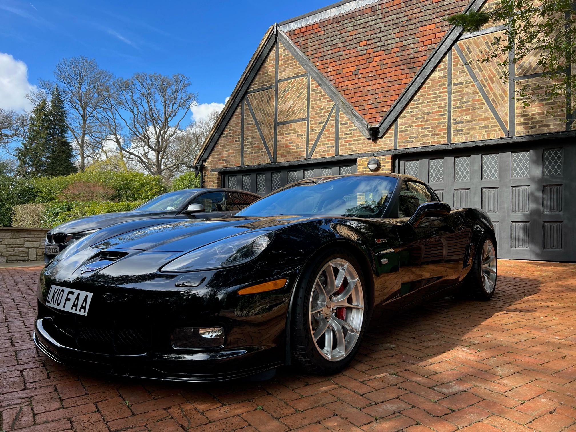 Chevrolet C6 Corvette Z06 with 18"/19" VS-5RS Wheels in Brushed Clear