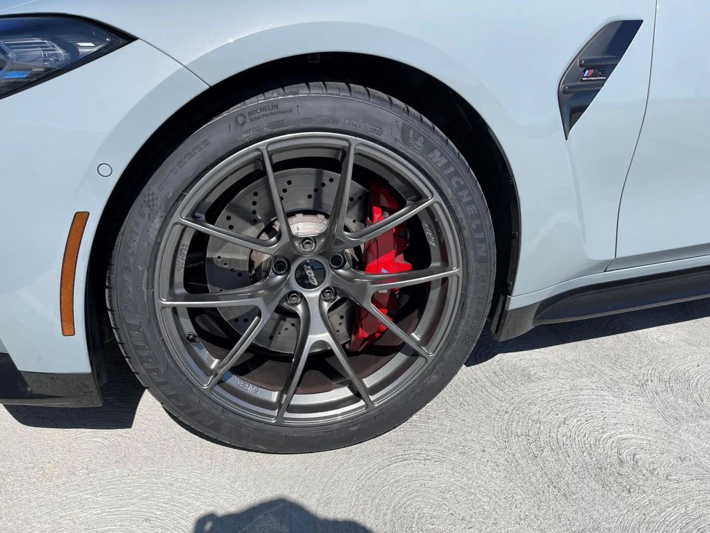 BMW G80 M3 with 19" VS-5RS Wheels in Anthracite