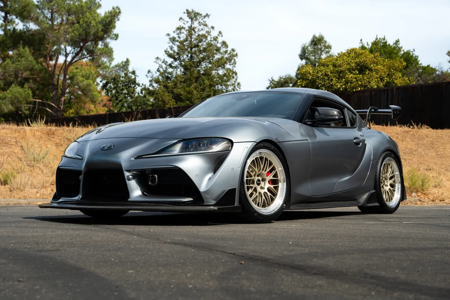 Toyota GR Supra with 19" ML-10RT Wheels in Machined Lip Gloss ...