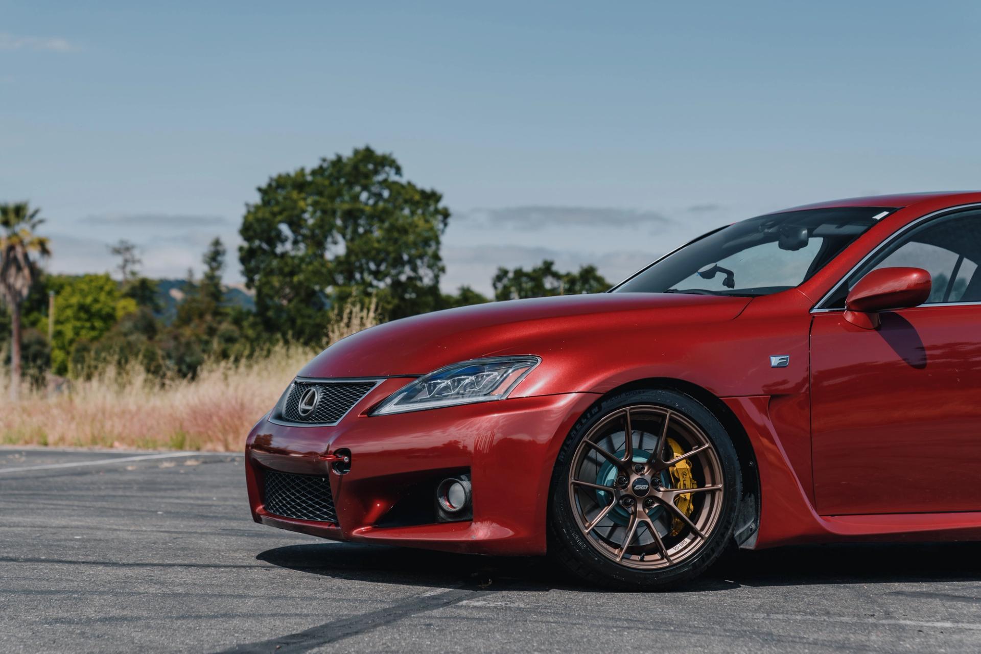 Lexus USE20 IS-F with 18" VS-5RS Wheels in Satin Bronze