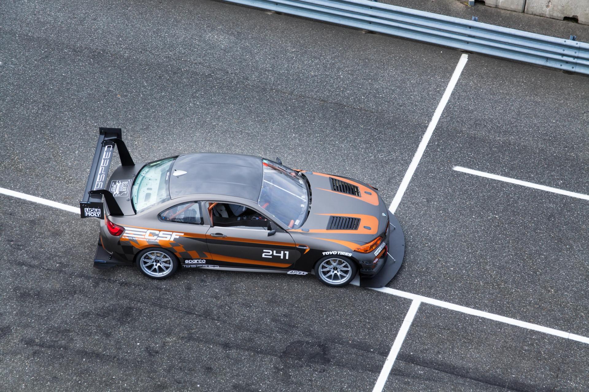 BMW F87 M2 with 18" FL-5 Wheels in Race Silver