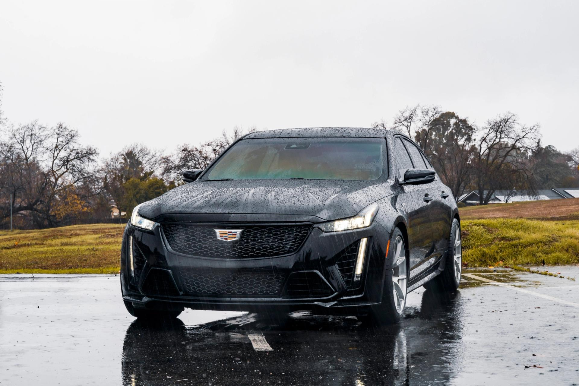 Cadillac CT5-V Blackwing with 19" VS-5RS Wheels in Brushed Clear