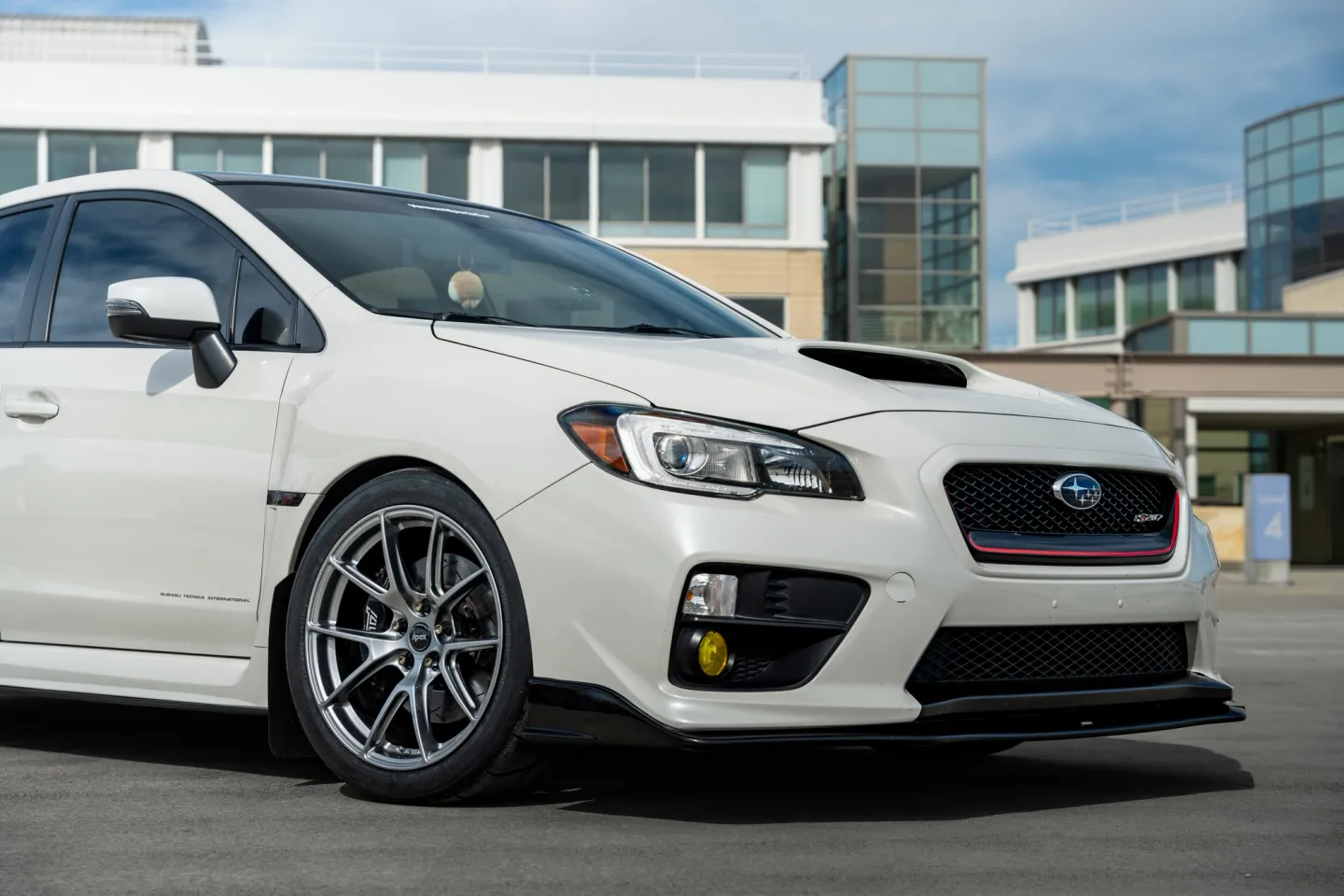 Subaru VA WRX STI with 18" VS-5 Wheels in Hyper Black
