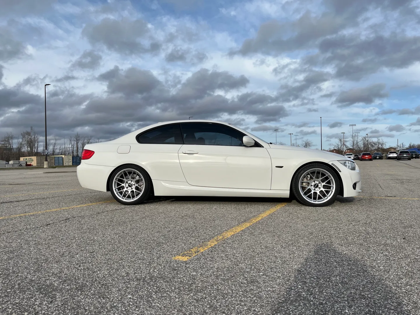 BMW E92 Coupe 3 Series with 18" ARC-8 Wheels in Race Silver