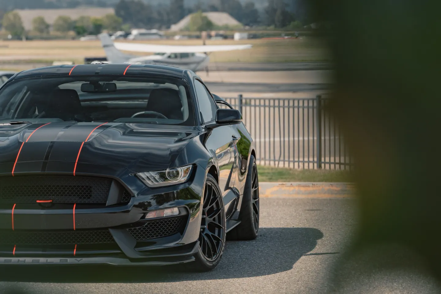 Ford S550 Mustang GT350 with 19" EC-7RS Wheels in Satin Black