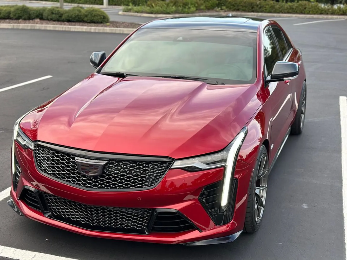 Cadillac CT4-V Blackwing with 18" VS-5RS Wheels in Anthracite