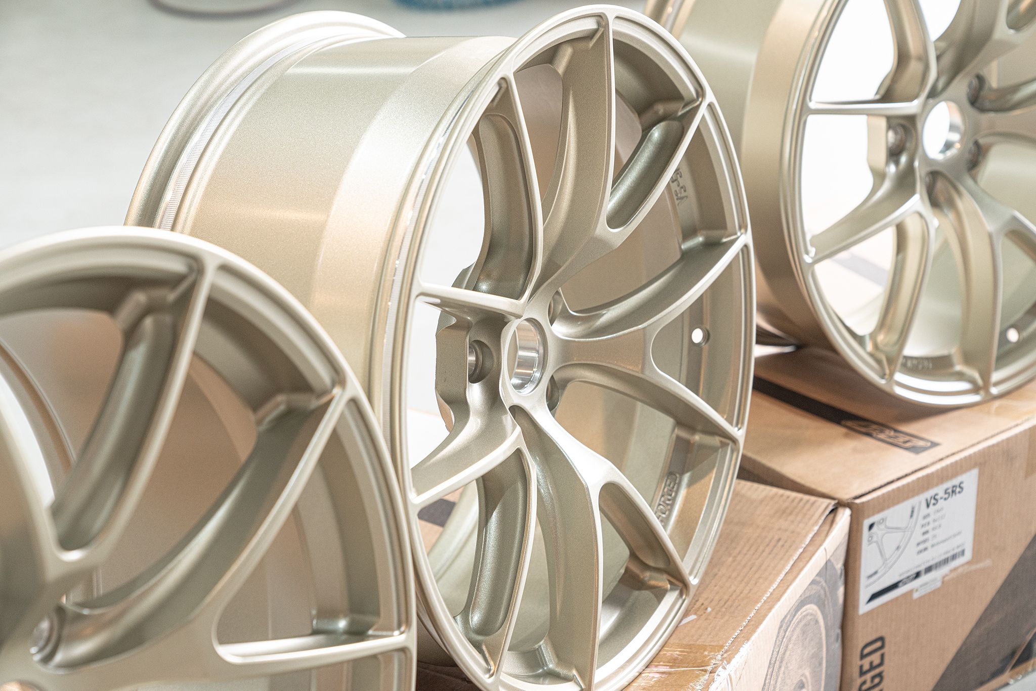 BMW G42 2 Series with 19" VS-5RS Wheels in Motorsport Gold