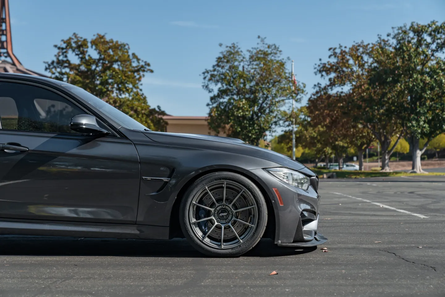 BMW F80 M3 with 18" SM-10RS Wheels in Anthracite