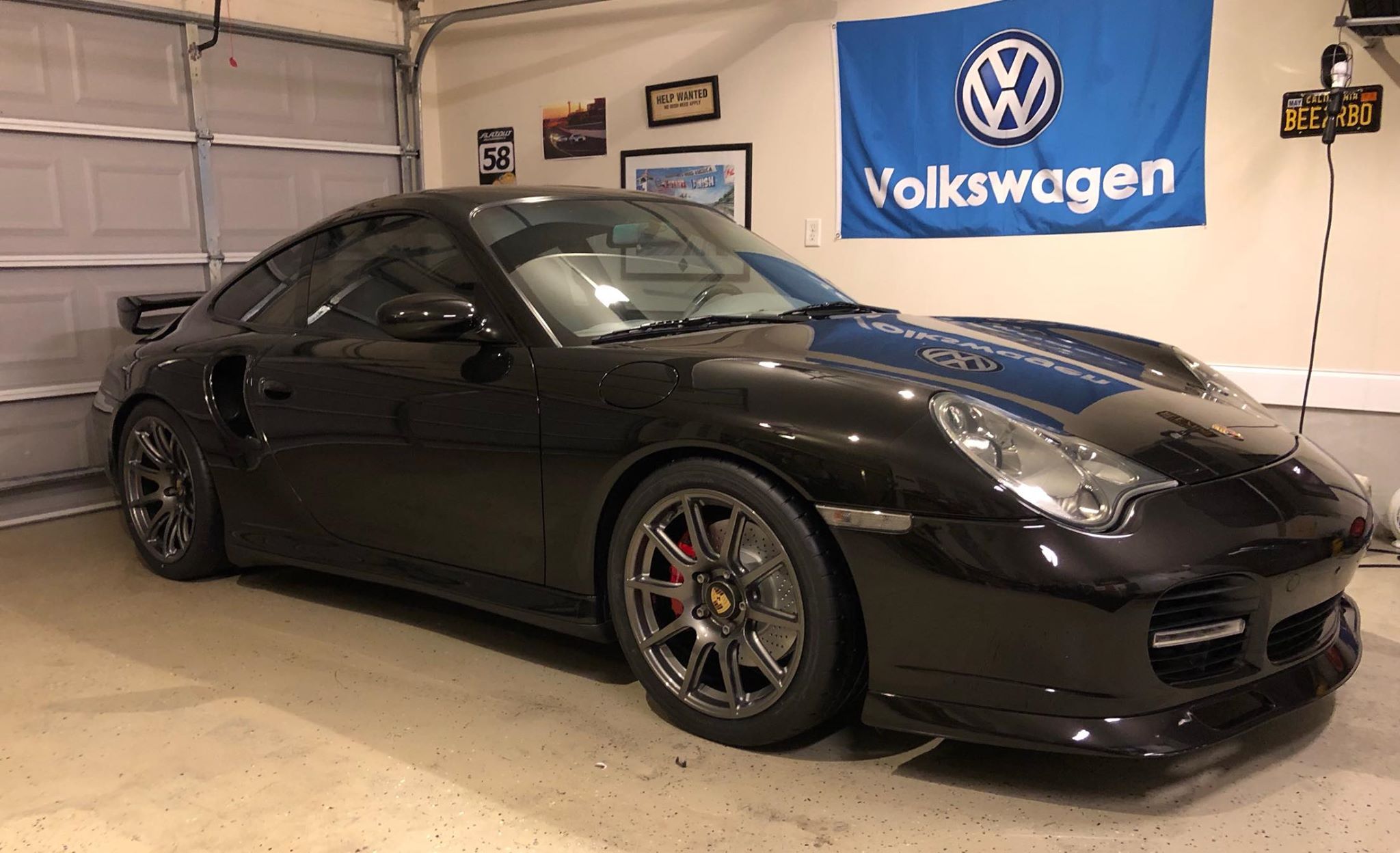 Porsche 911 996 Turbo with 18" SM-10 in Anthracite on Porsche 996 C4S ...