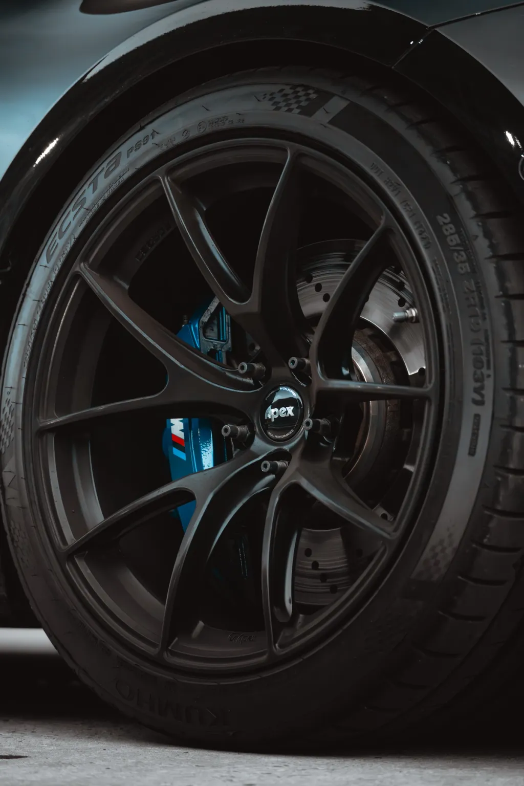 BMW G87 M2 with 19" VS-5RS Wheels in Satin Black