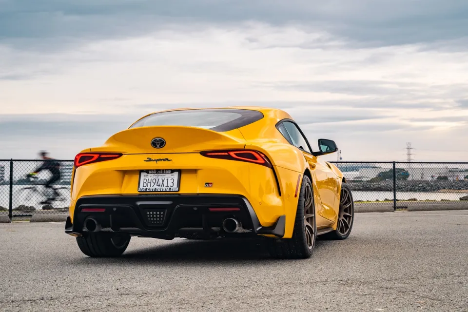 Toyota GR Supra with 19" SM-10 Wheels in Satin Bronze