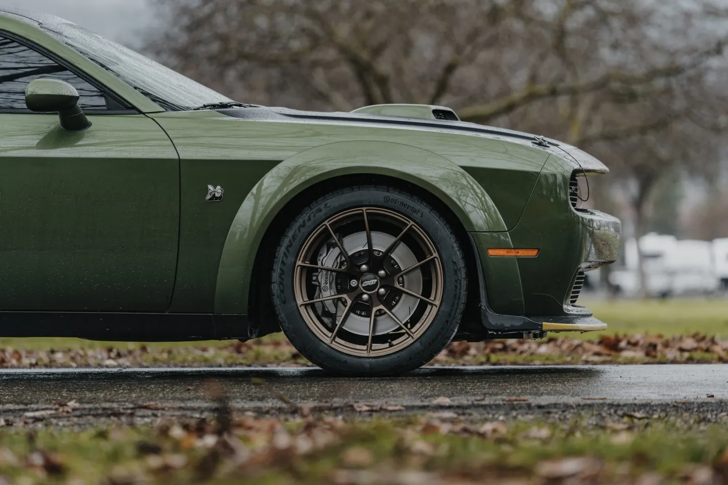 Dodge Challenger R/T Scat Pack Widebody with 20" VS-5RS Wheels in Satin ...