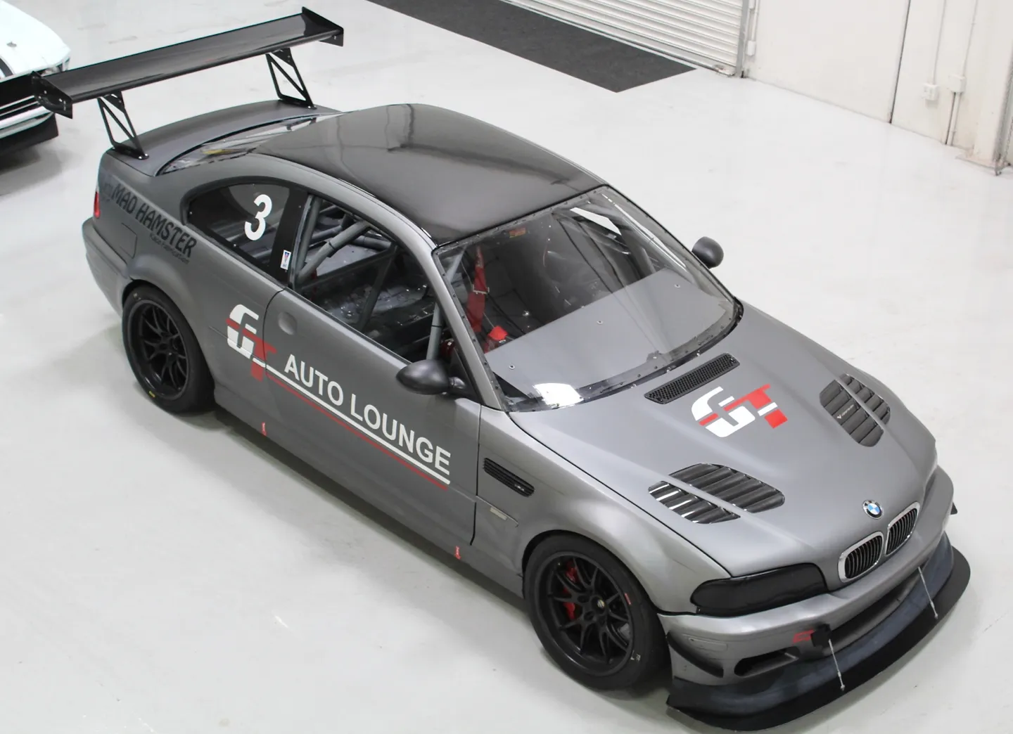 BMW E46 M3 with 18" FL-5 Wheels in Satin Black