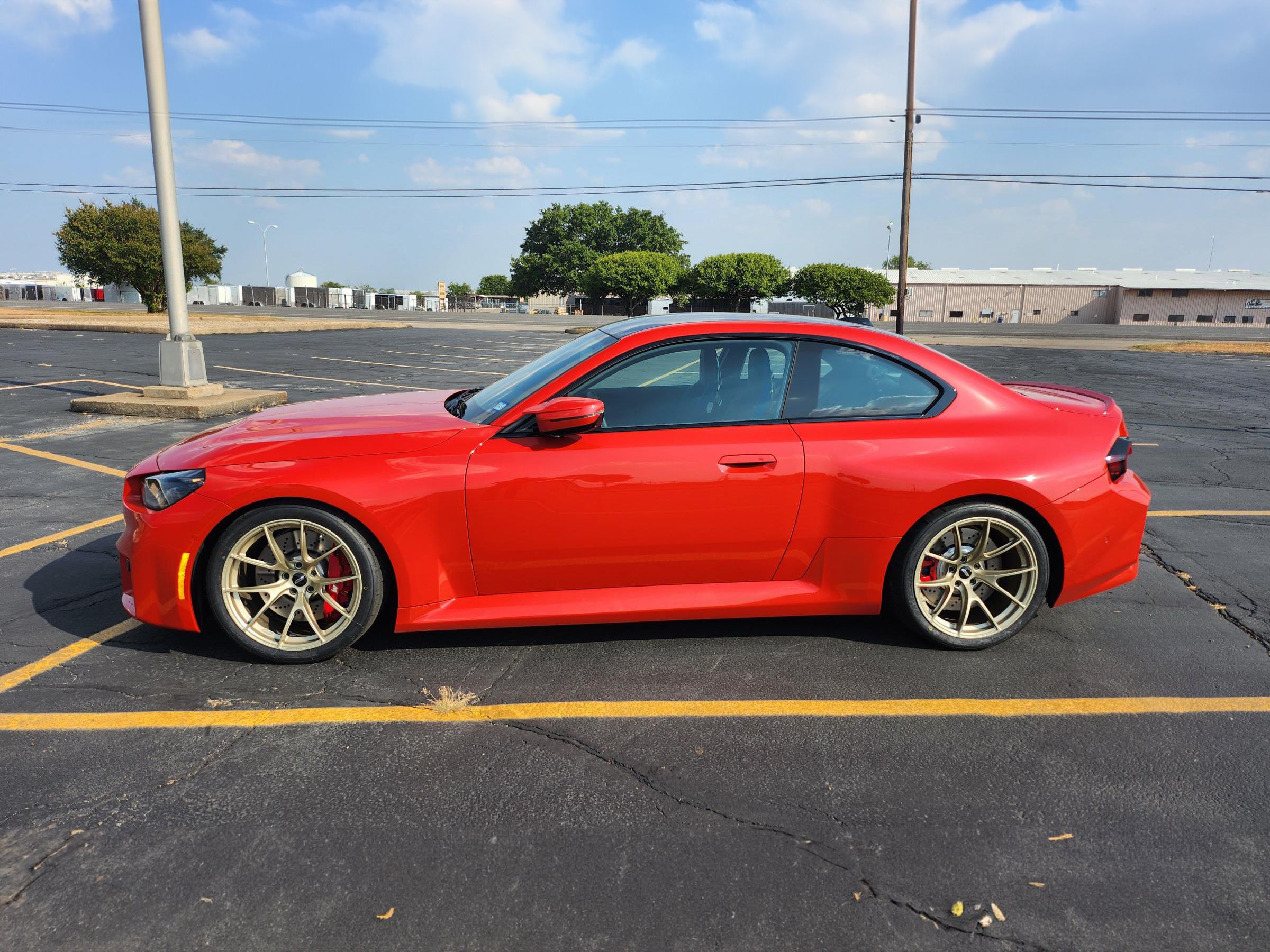 BMW G87 M2 with 19" VS-5RS in Motorsport Gold on BMW G87 - Apex Album