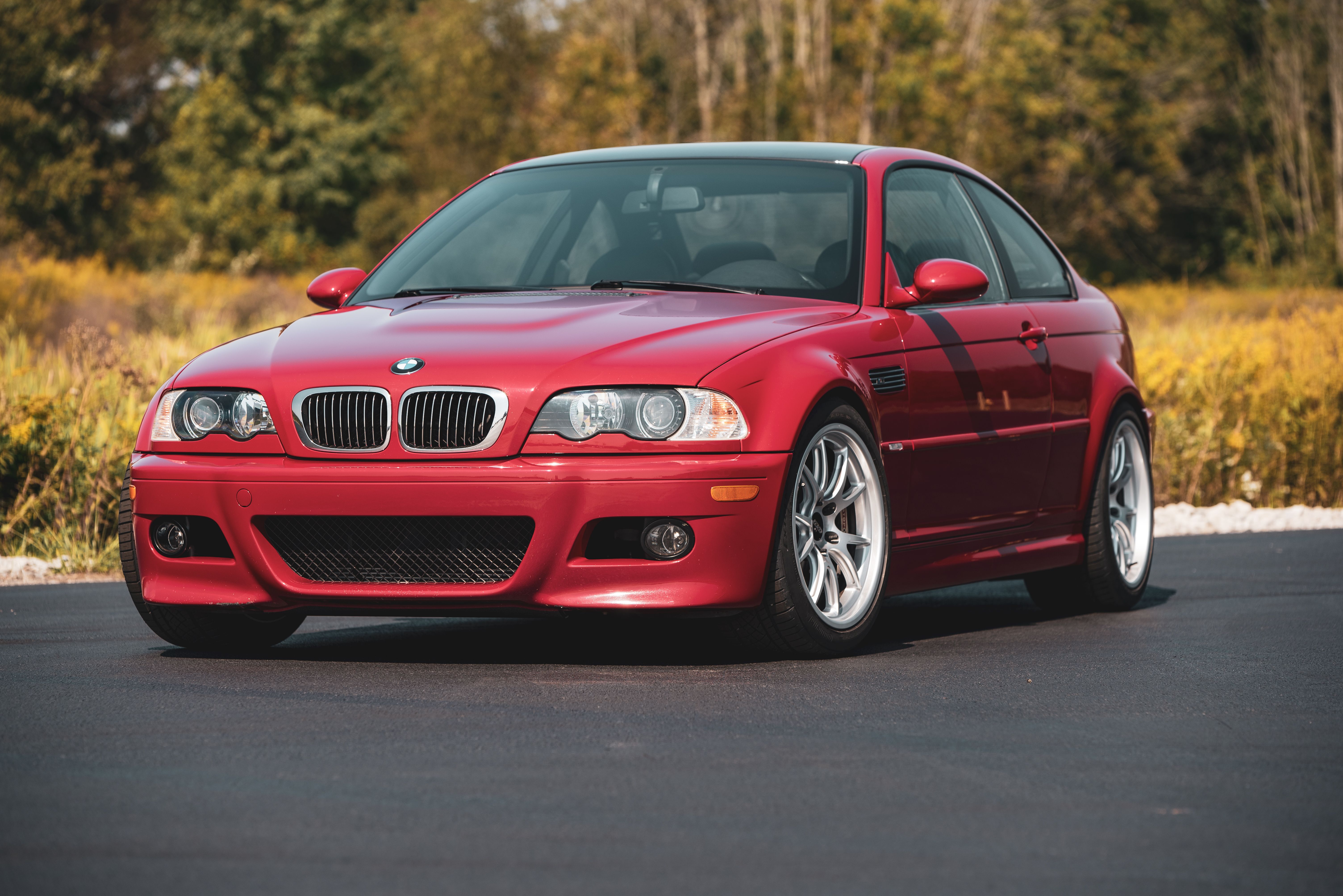 BMW E46 M3 with 18" FL-5 Wheels in Race Silver
