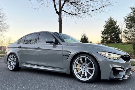BMW F80 M3 with 19" SM-10 Wheels in Race Silver
