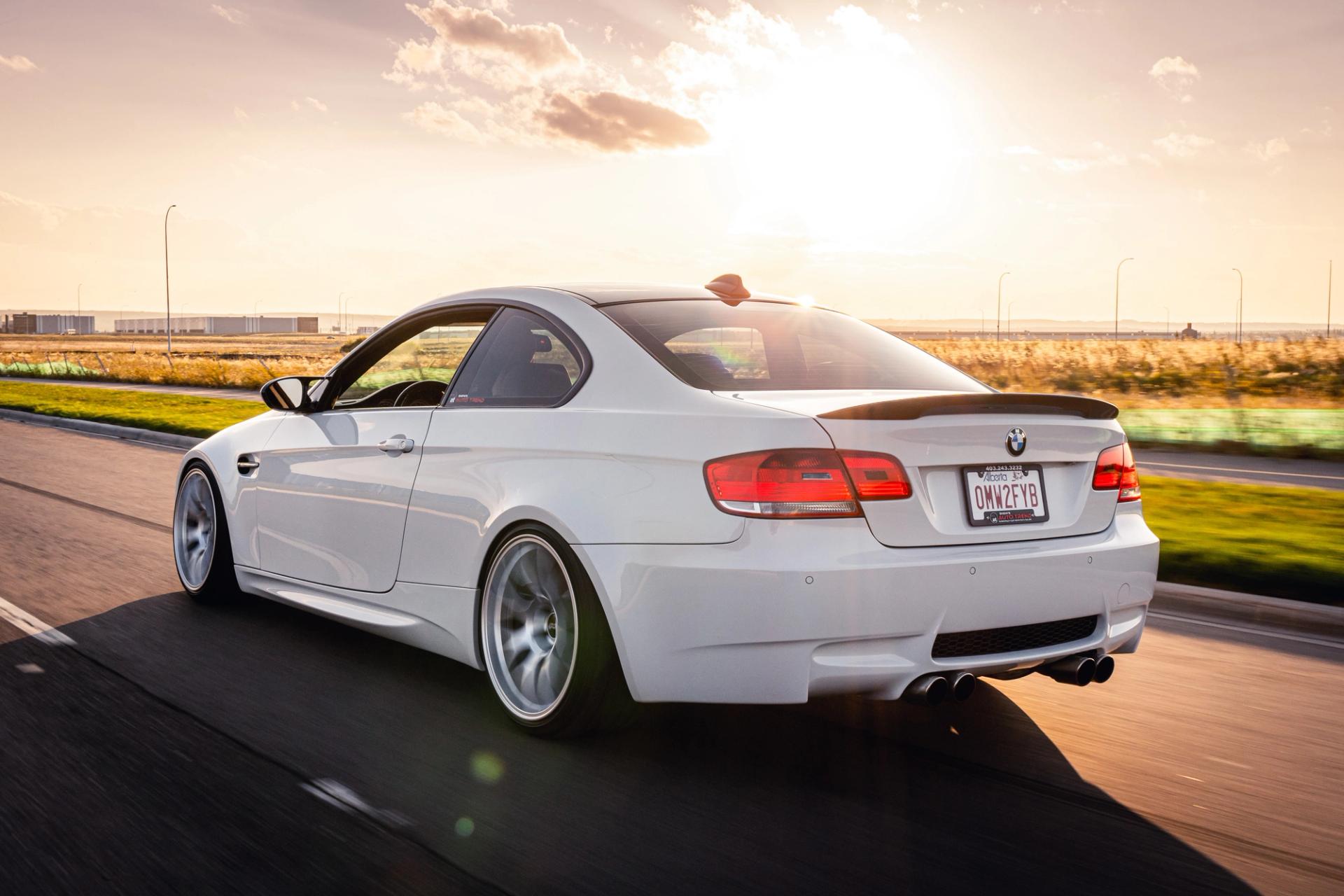 BMW E92 Coupe M3 with 19" EC-7 Wheels in Race Silver