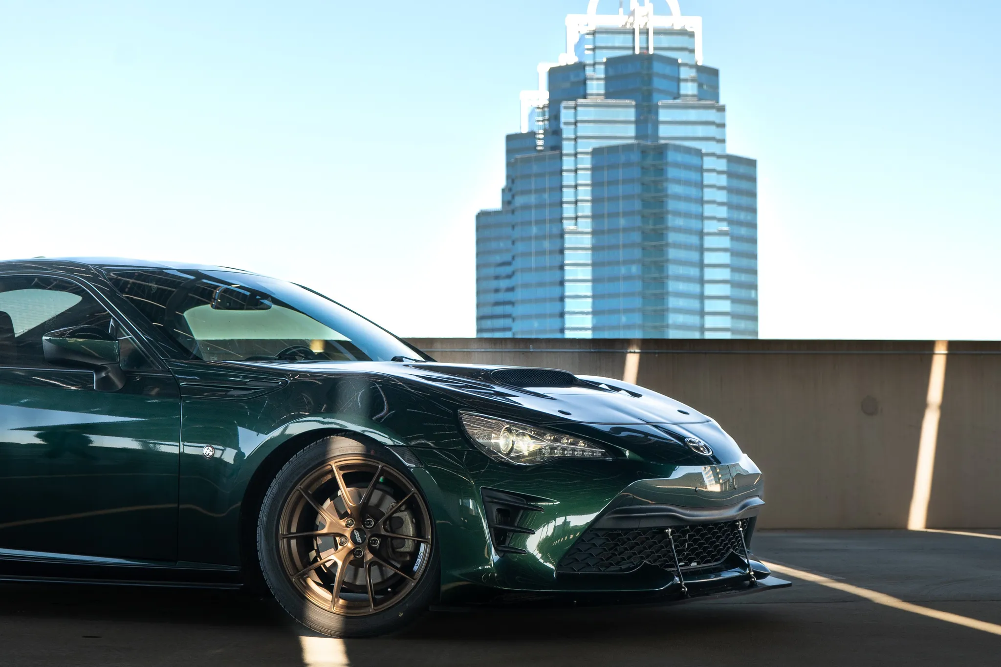 Toyota 86 / GT86 / FT86 with 17" VS-5RS Wheels in Satin Bronze