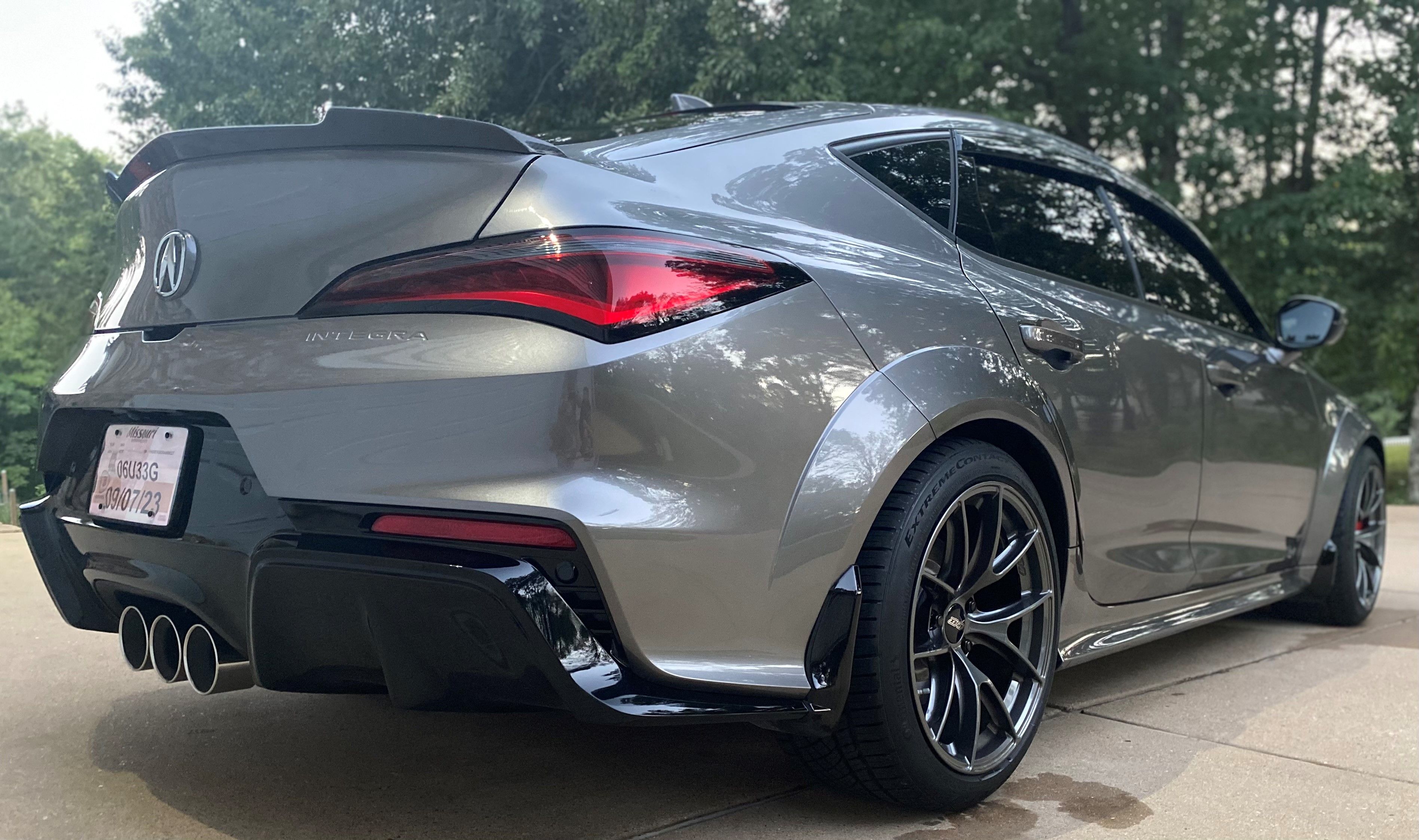 Acura DE5 Integra Type-S with 18" VS-5RS Wheels in Anthracite
