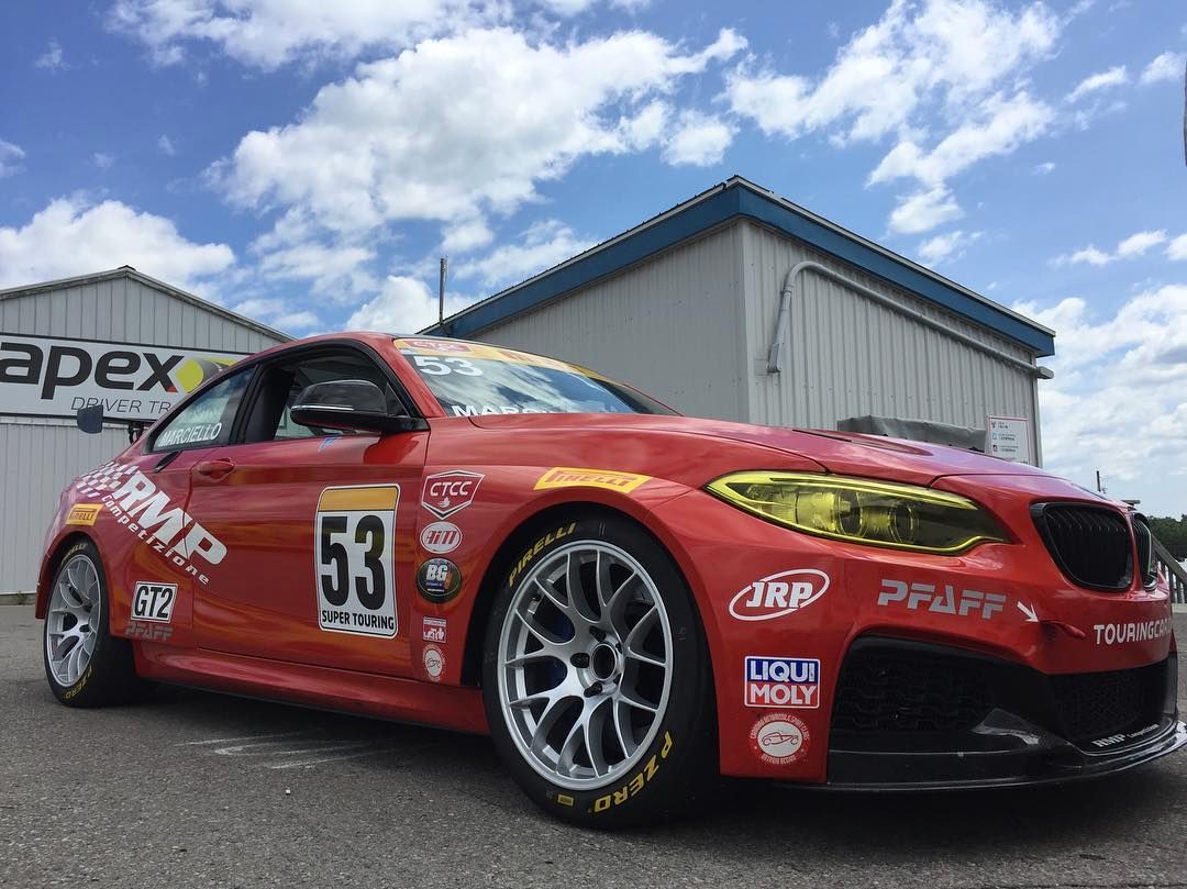 BMW F22 Coupe 2 Series with 18" EC-7 Wheels in Race Silver