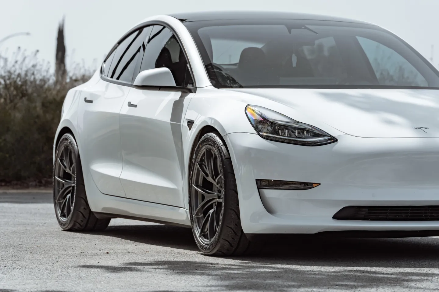 Tesla Model 3 with 19" VS-5RS Wheels in Anthracite