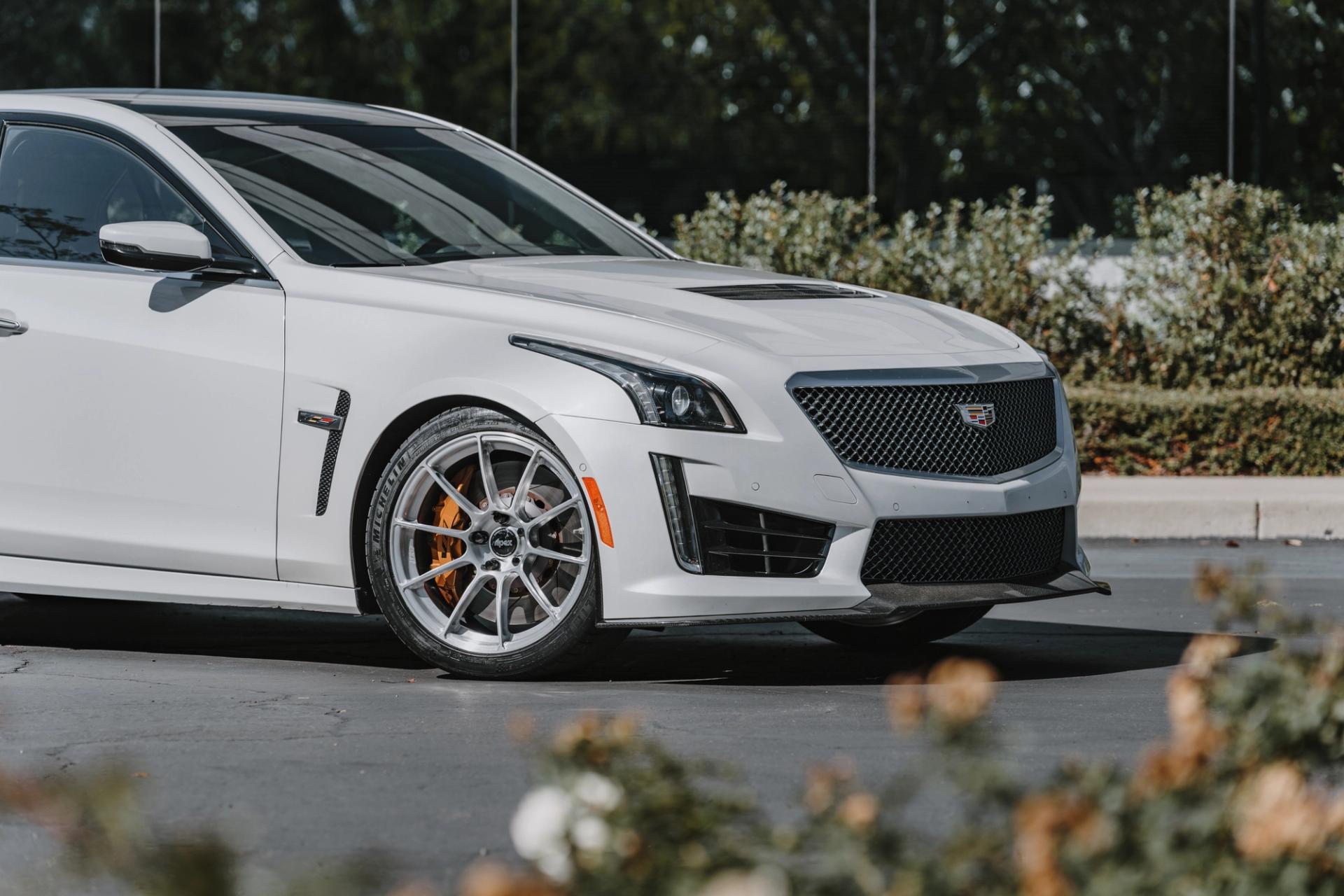 Cadillac Gen 3 CTS-V with 19" SM-10RS in Brushed Clear on Cadillac Gen ...
