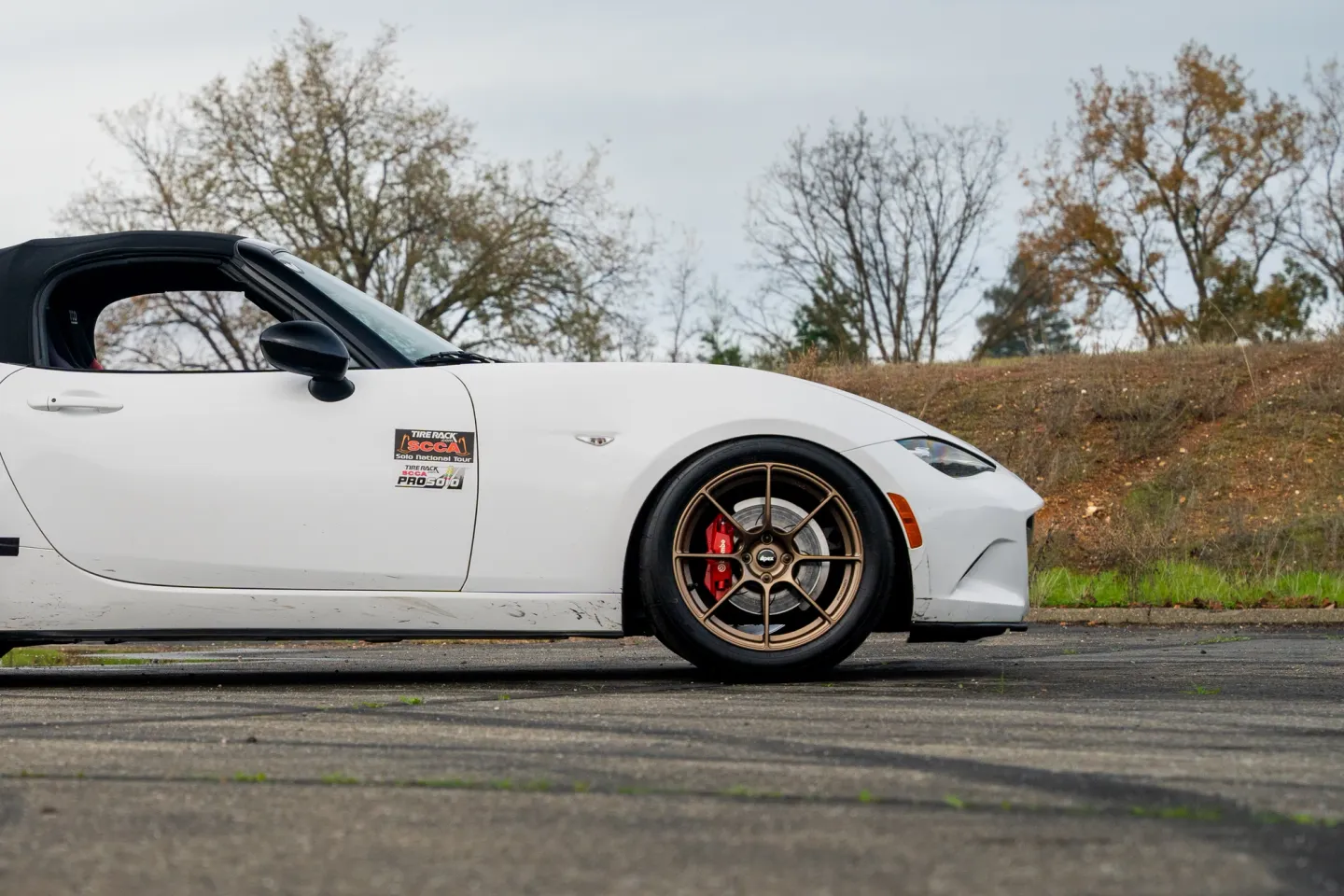 Mazda ND MX-5 Miata with 17" SM-8RS Wheels in Satin Bronze