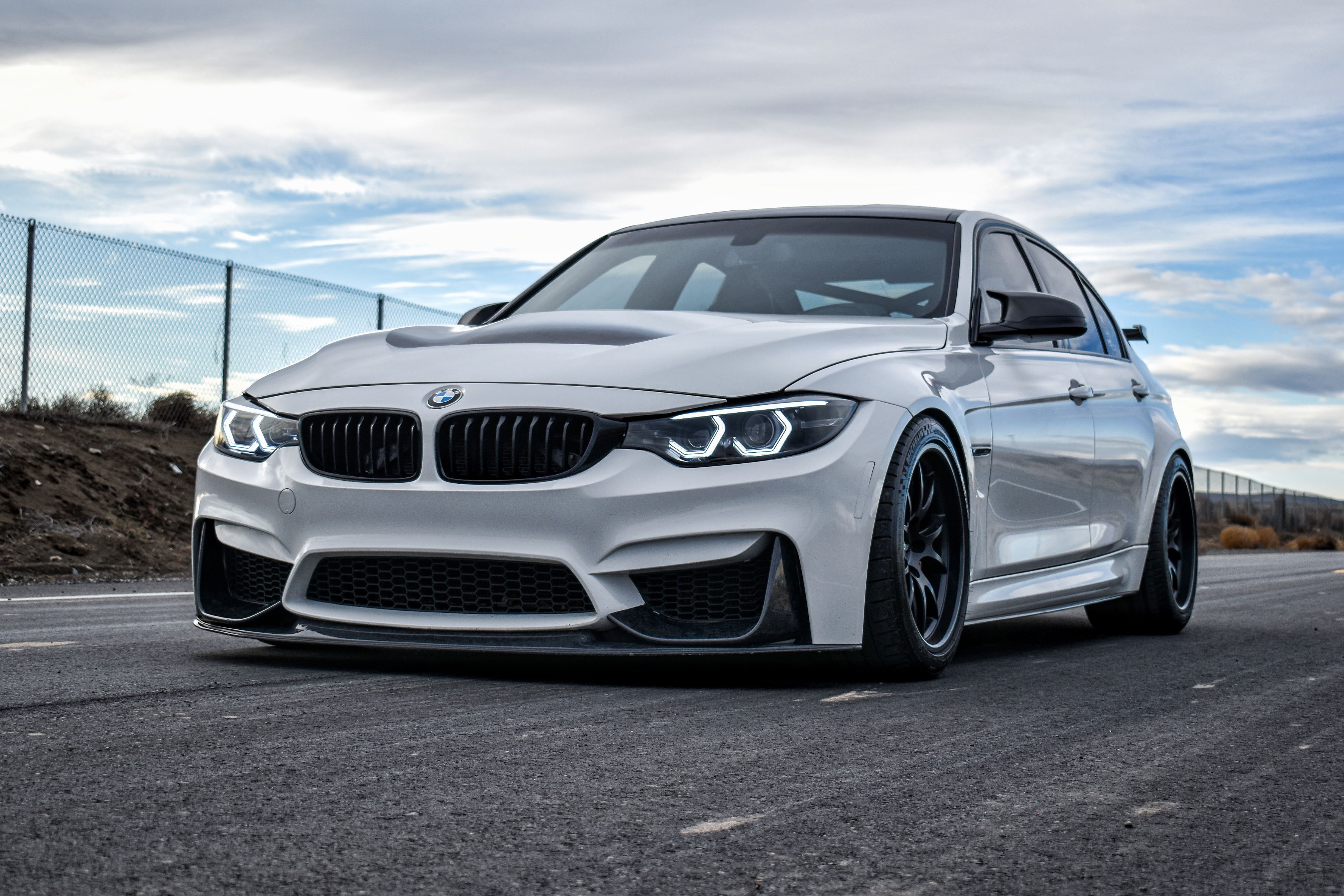 BMW F80 M3 with 18" FL-5 in Satin Black on BMW F80 - Apex Album
