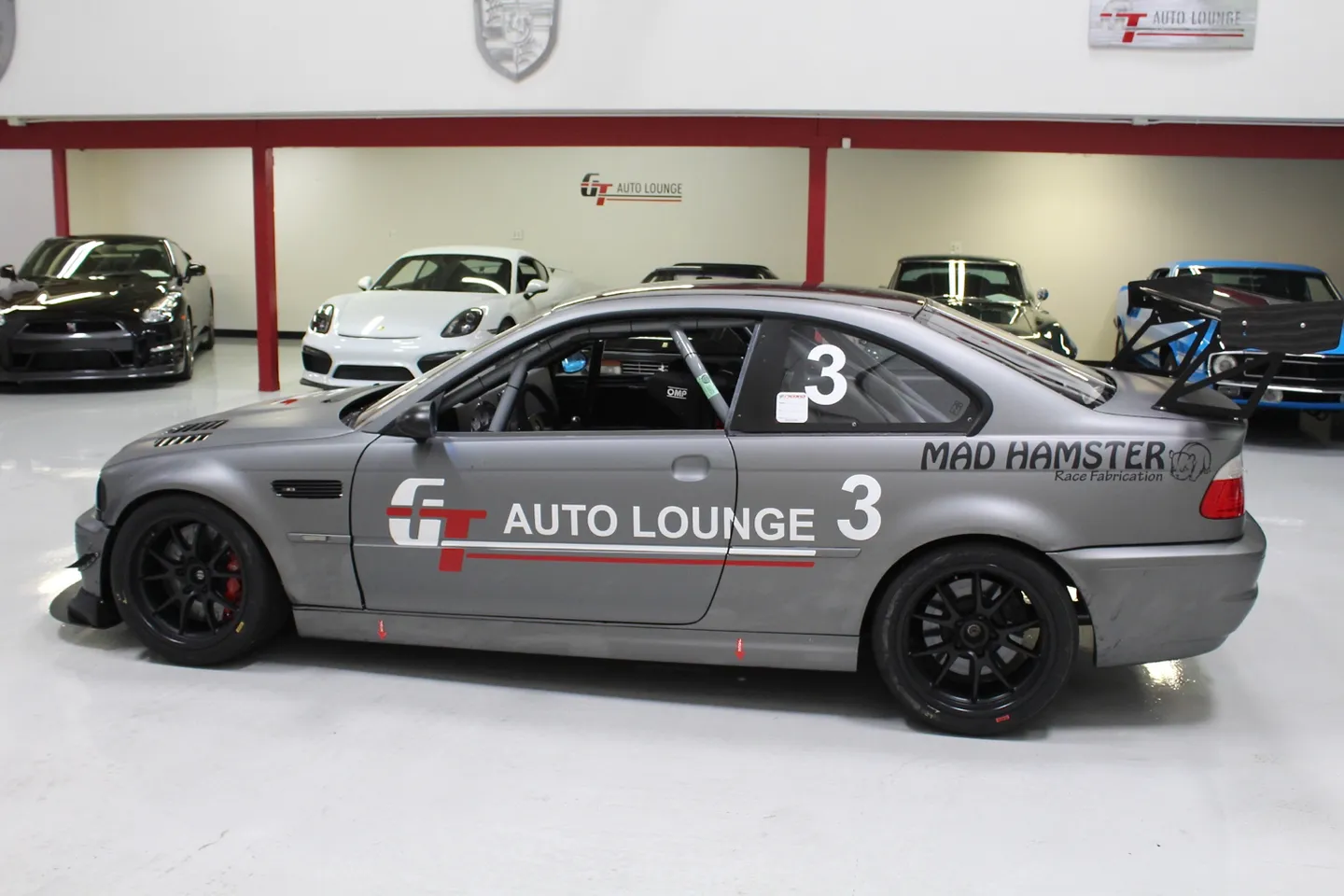 BMW E46 M3 with 18" FL-5 Wheels in Satin Black