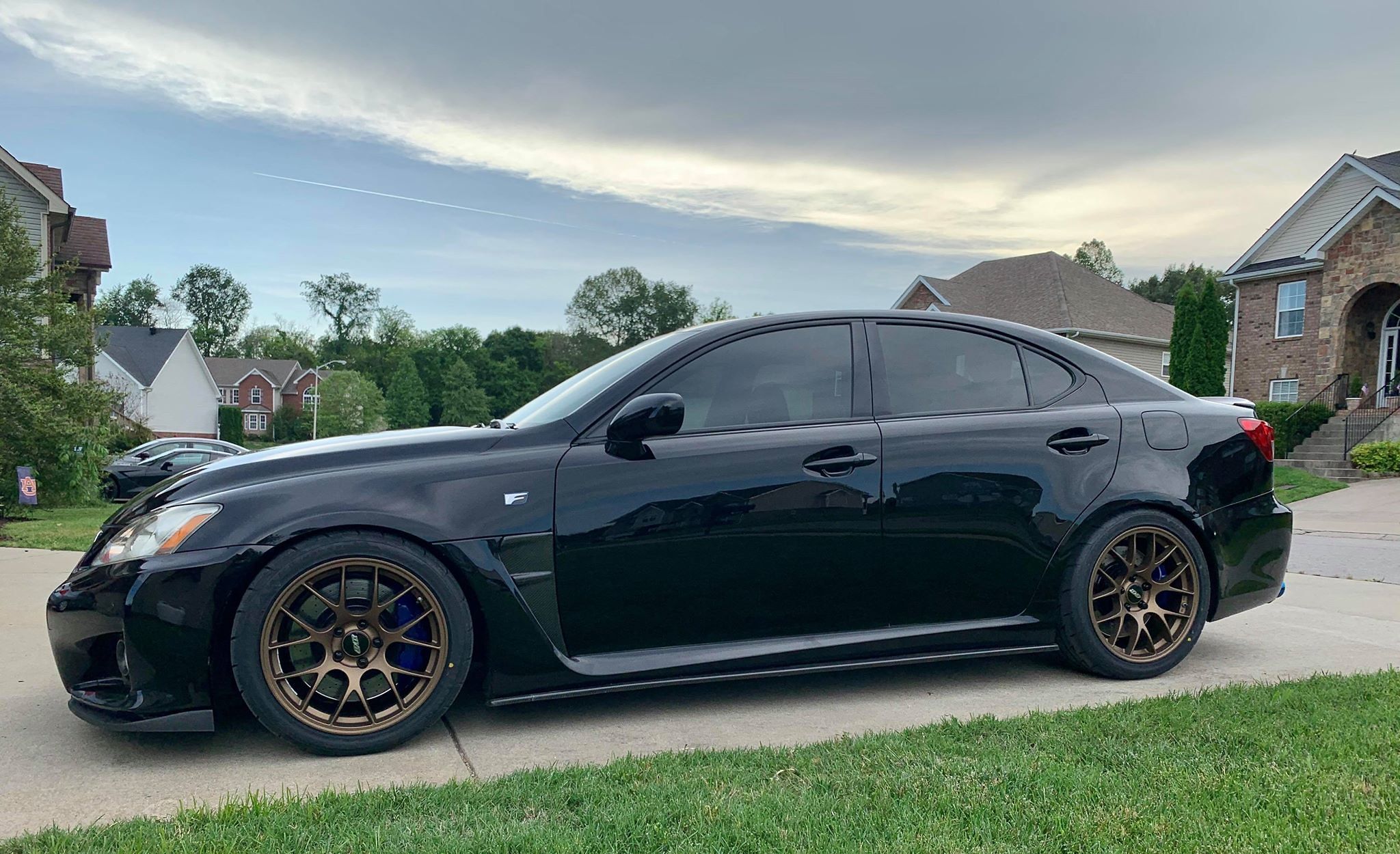 Lexus USE20 IS-F with 18" EC-7 Wheels in Satin Bronze